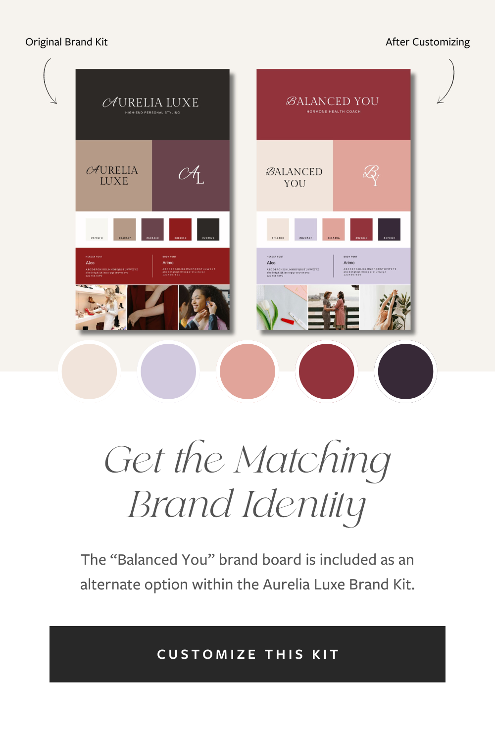 Feminine Brand Color Palettes for Women-Led Businesses
