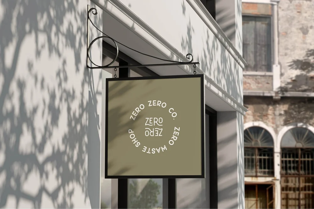 Brand Identity for Zero Zero Co. - Sustainable Branding Project