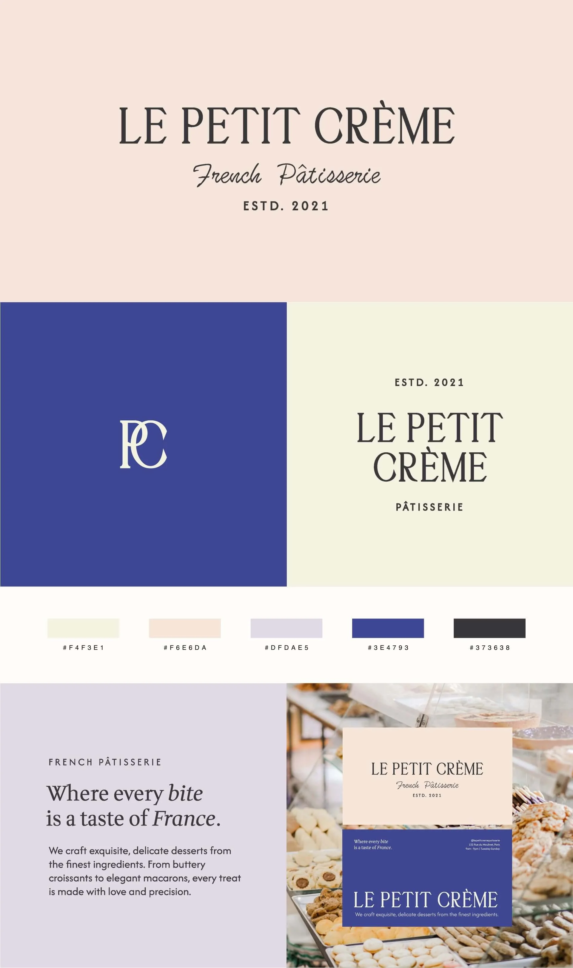 Semi-Custom Branding Kit for Bakeries & Cafes | Golden Crust — JK ...