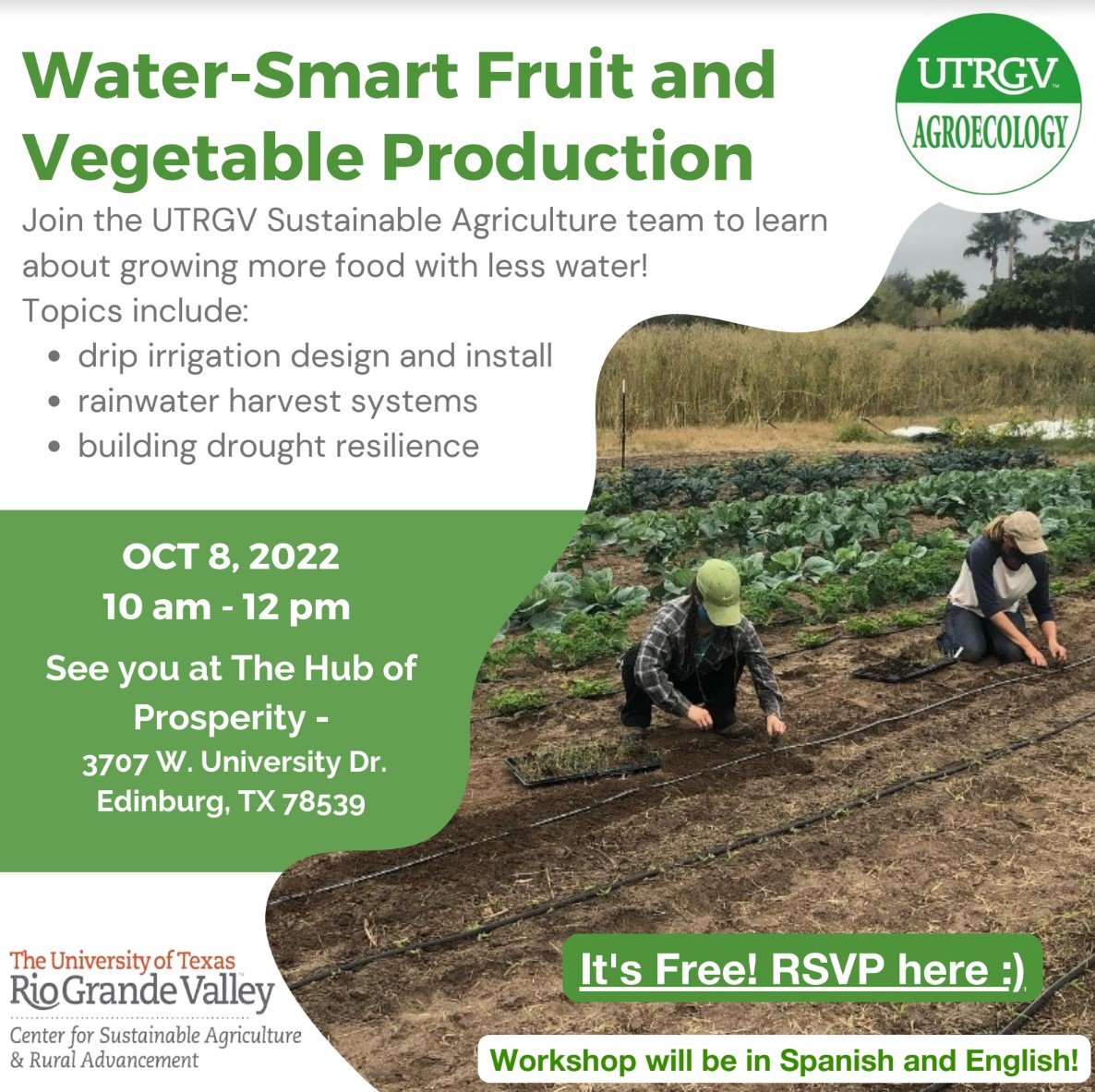 Calendar of Events — UTRGV AGROECOLOGY