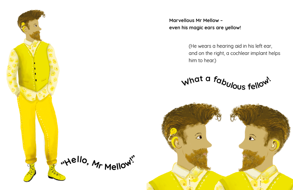 Mr Mellow Likes Yellow - inclusive children's book that celebrates ...