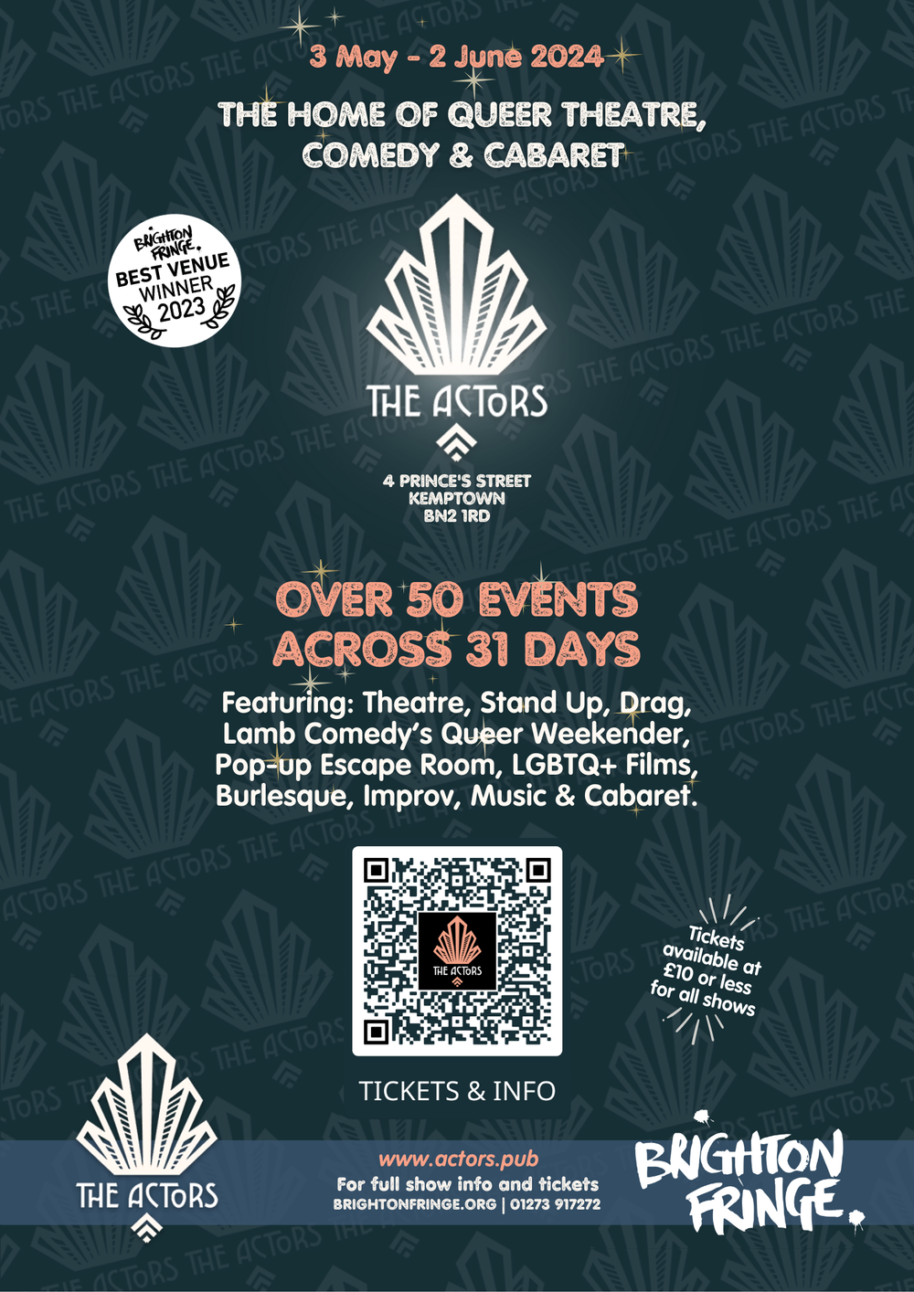Brighton Fringe at The Actors Theatre, the Home of Queer Theatre ...