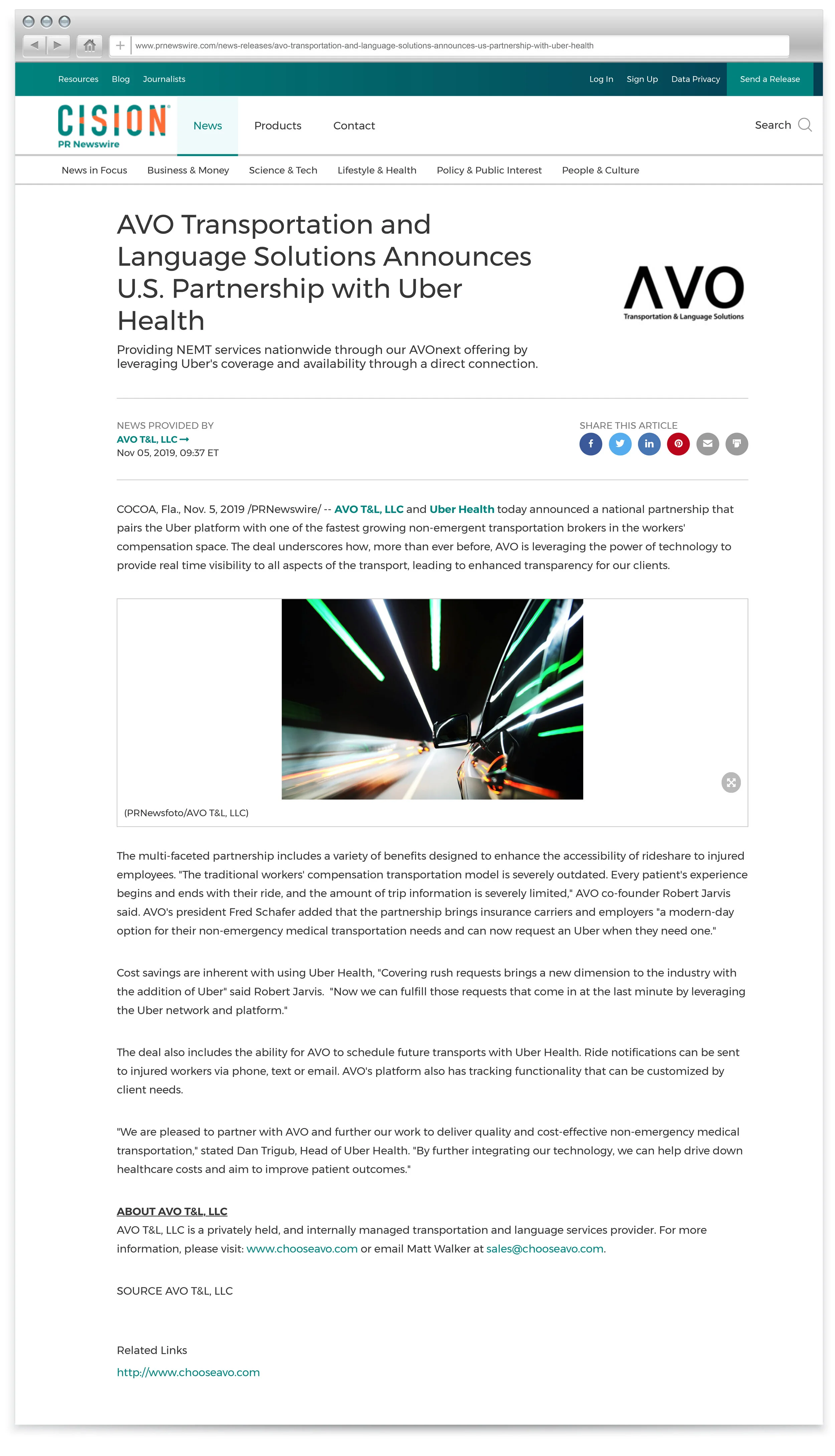 AVO Transportation and Language Solutions makes claims adjusting a ...