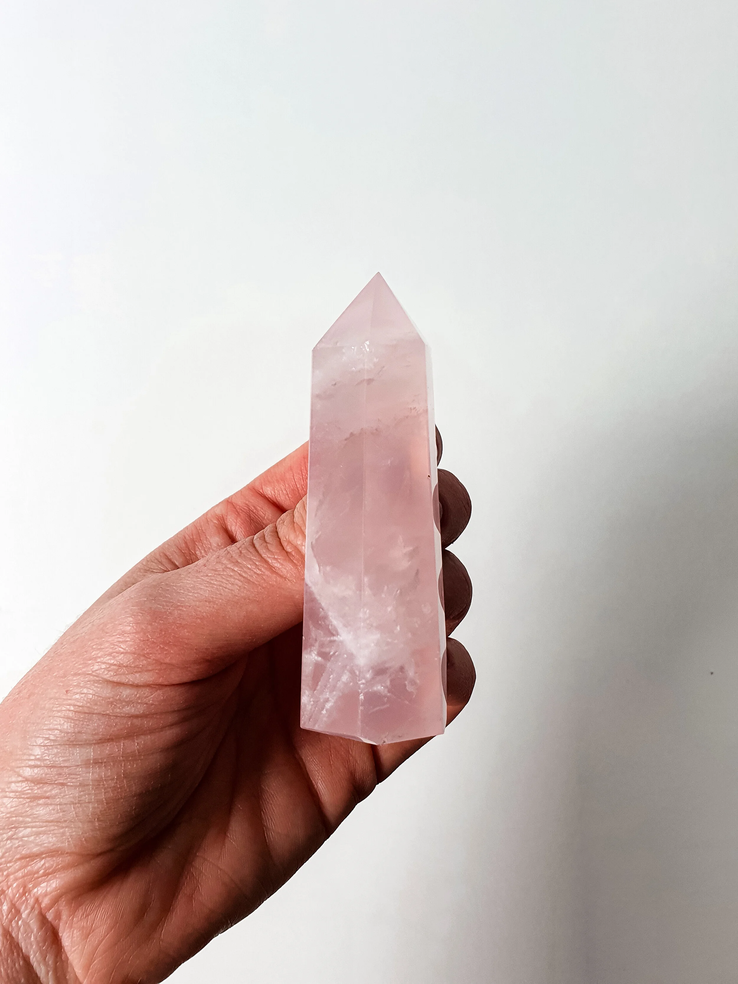 Home Décor Rocks & Geodes Rose Quartz Towers Home & Living etna.com.pe