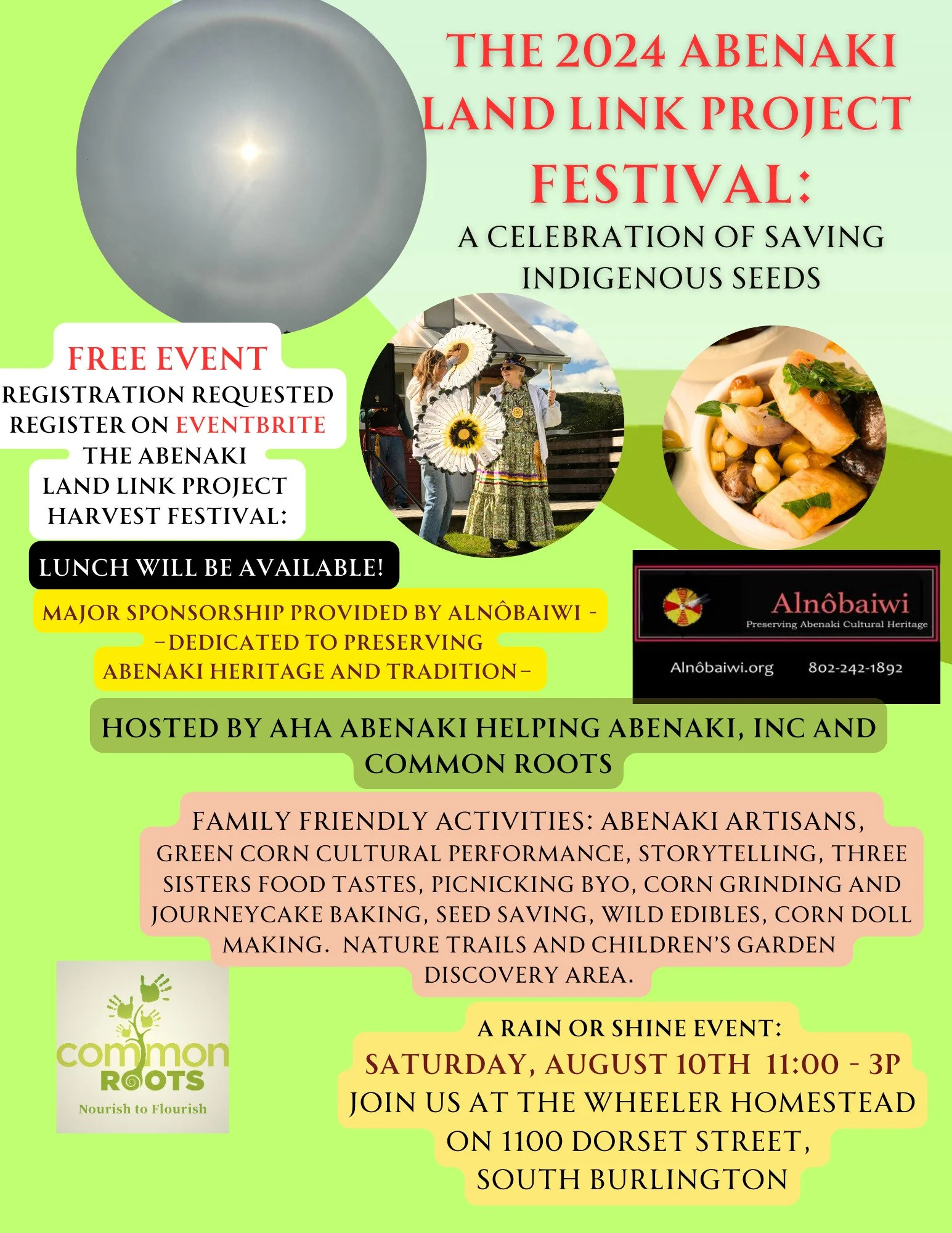 Abenaki Land Link Project Festival — Alnôbaiwi