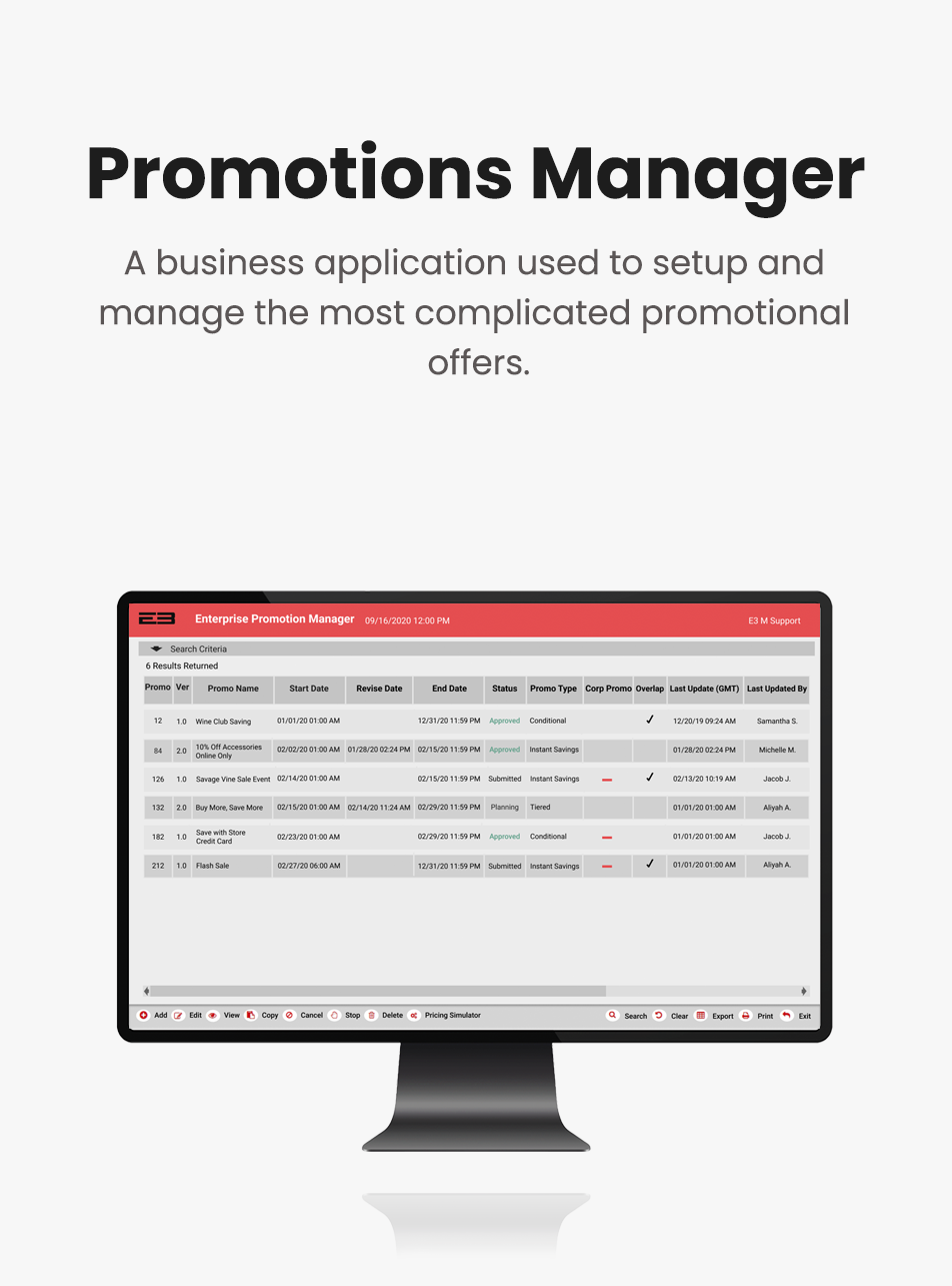 E3 Retail | POS, Pricing & Promotion, Solution Selling - E3 Retail