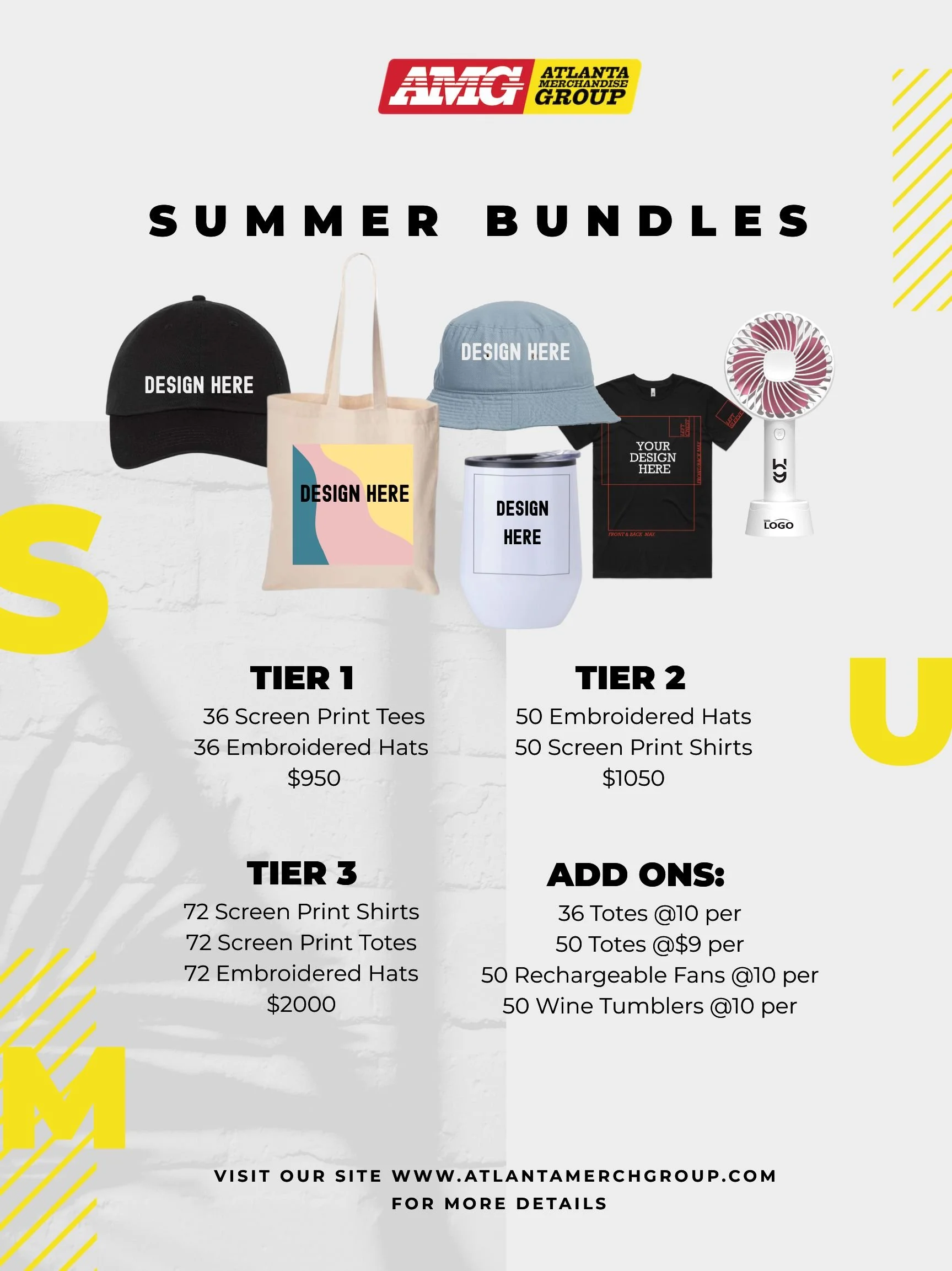 Summer Bundles — Atlanta Merchandise Group - Embroidery, Screen ...