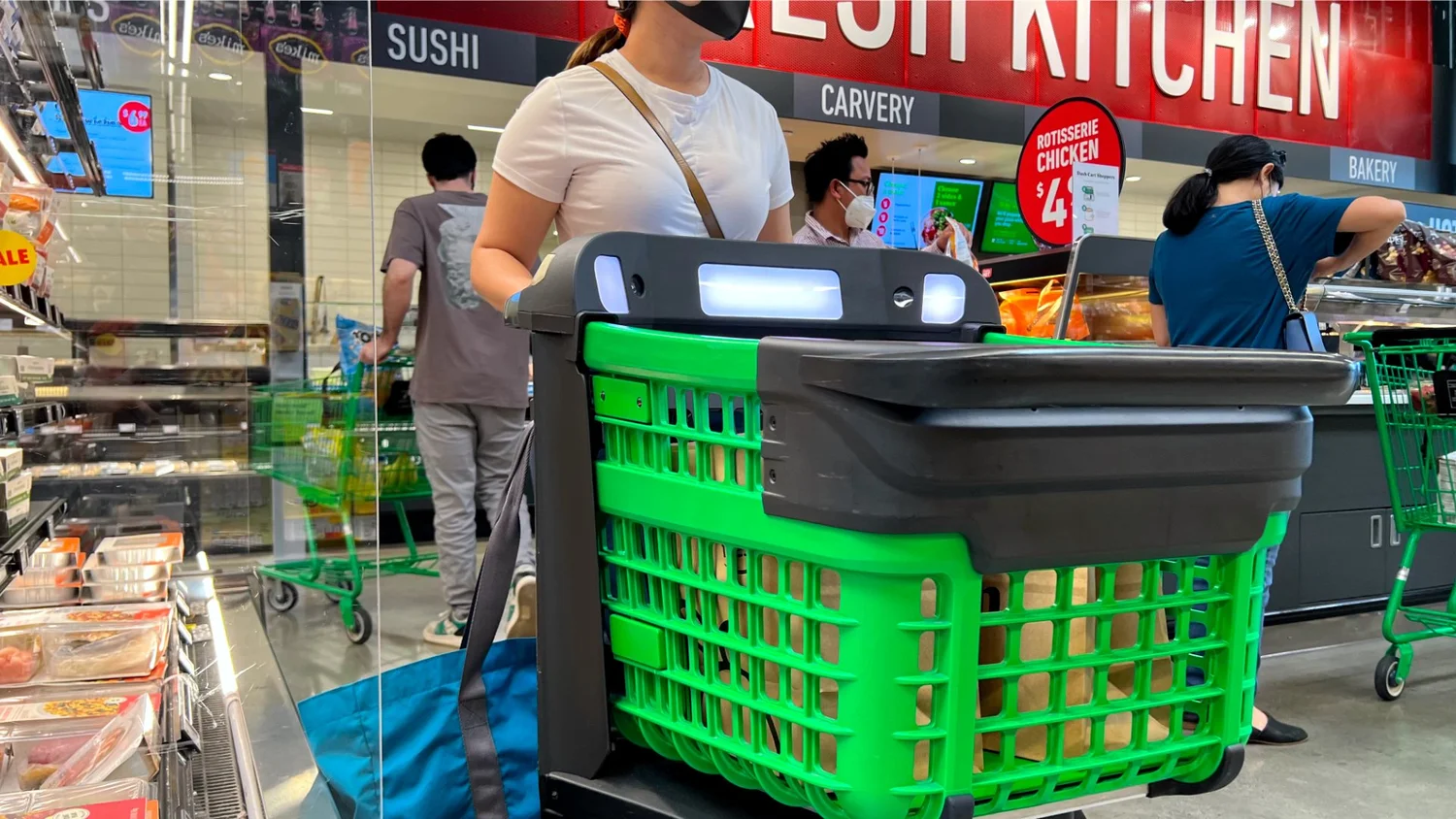We Bought Stuff With A Smart Shopping Cart! [Amazon Dash Cart] — Sypnotix