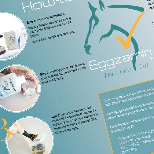 Eggzamin™ Best FEC Fecal Egg Count Test Kits for Parasite Management ...