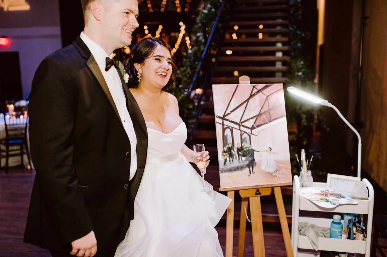 The Bell Tower First Dance Painting — Lauren OBrien Art