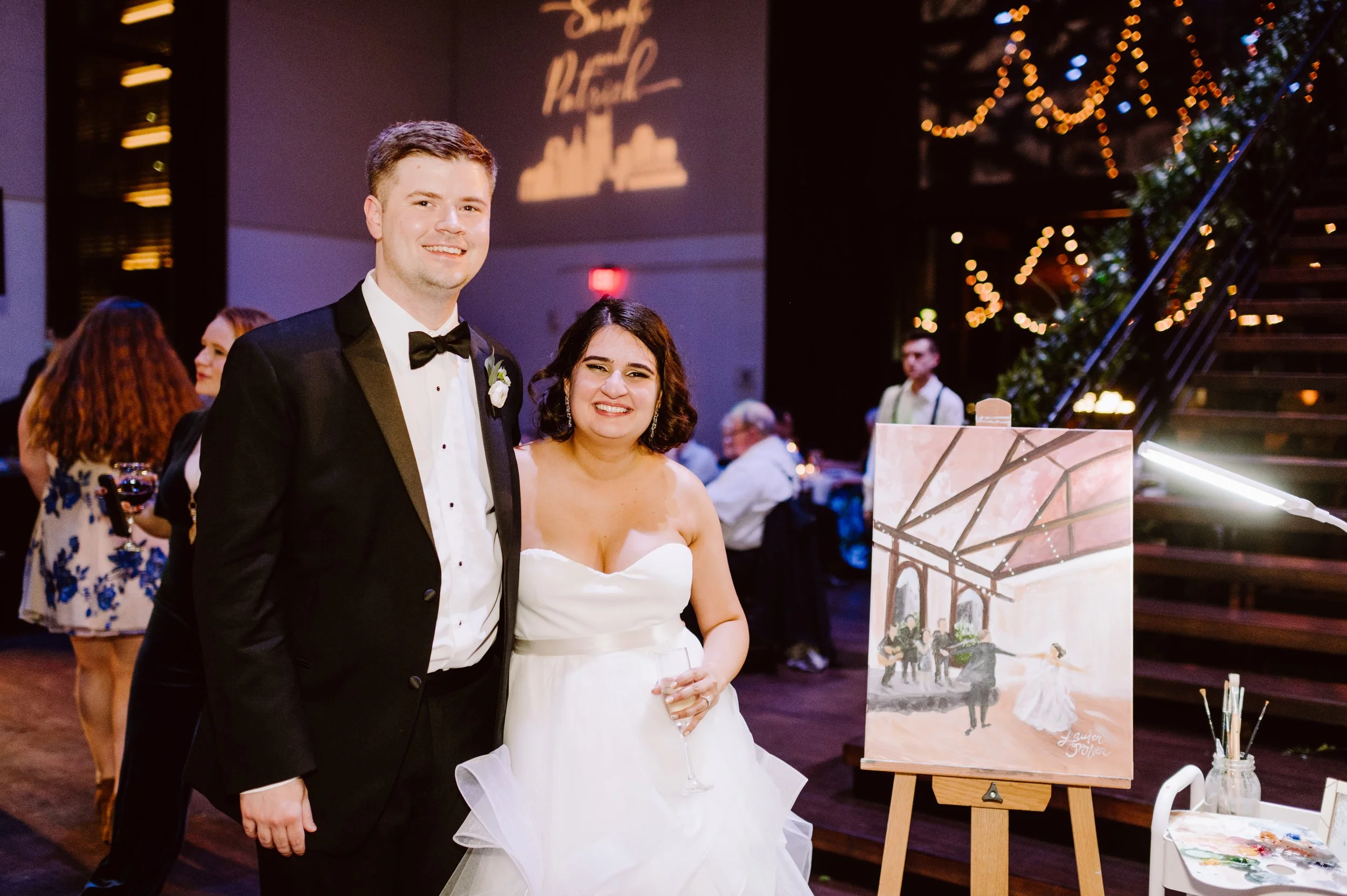 The Bell Tower First Dance Painting — Lauren OBrien Art