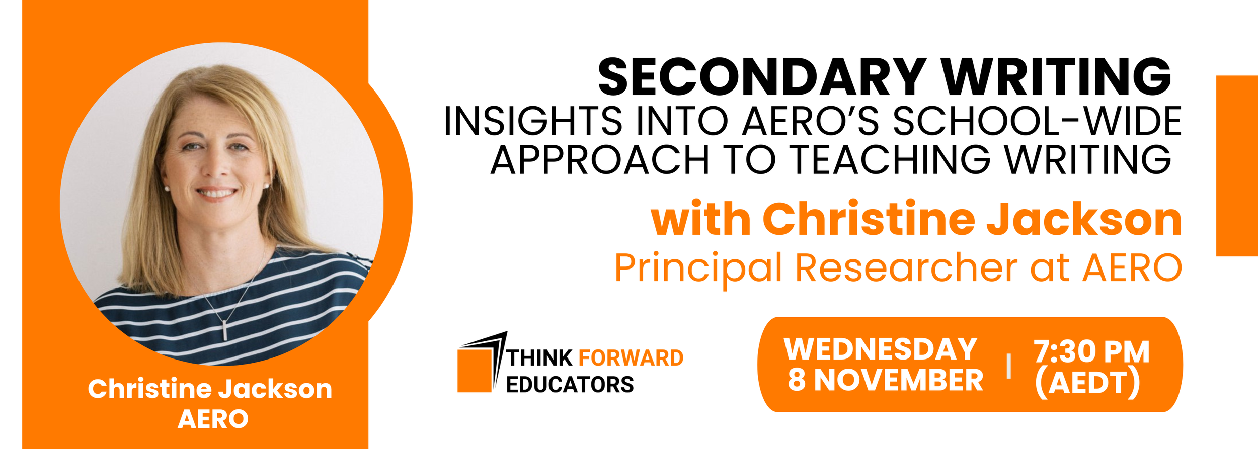 Secondary Writing: Insights into AERO’s school-wide approach to teaching writing — Think Forward ...