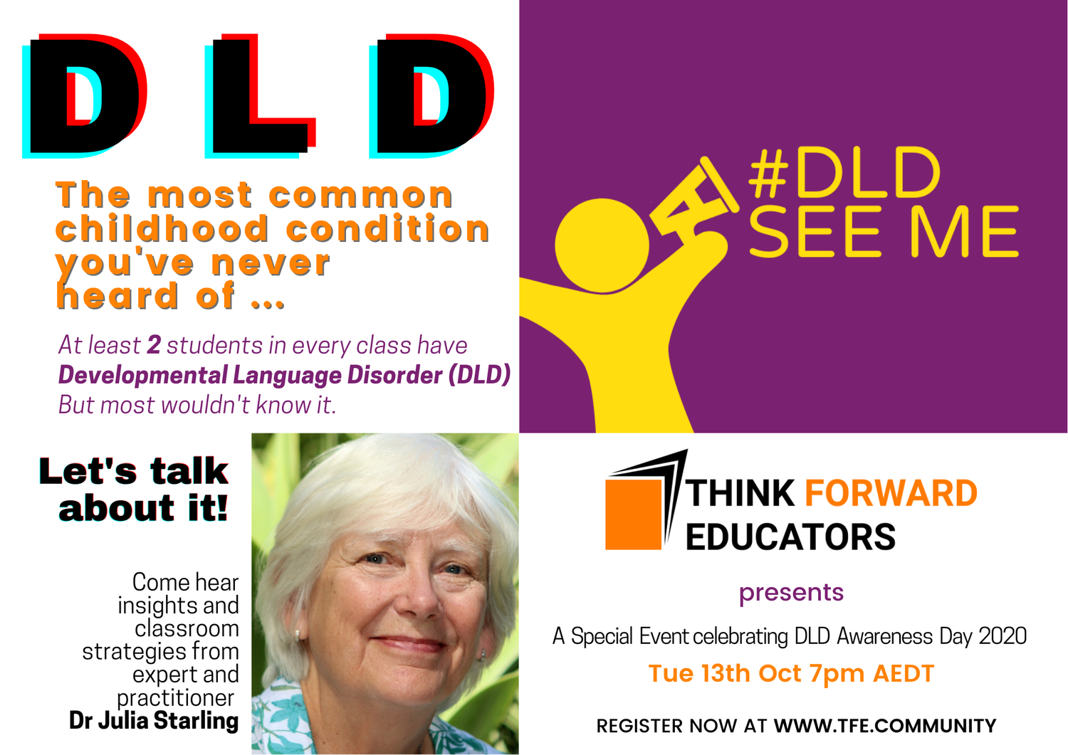 DLD Awareness Day - Dr Julia Starling — Think Forward Educators