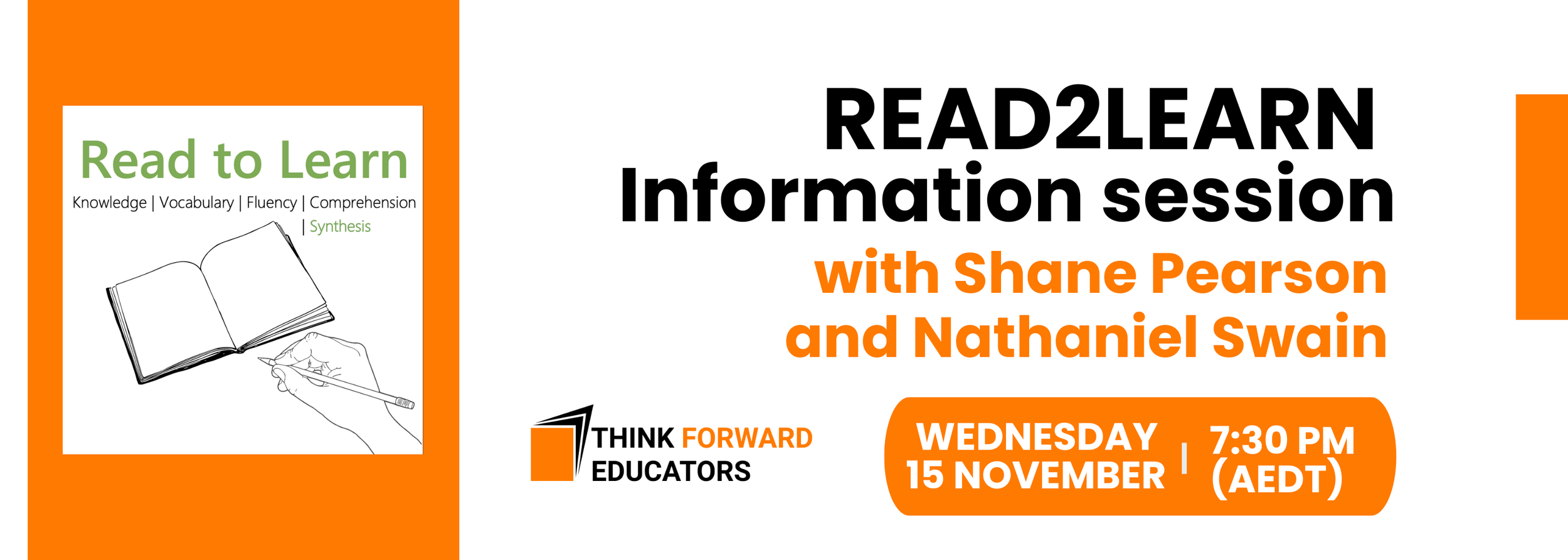 Read2Learn Information Session — Think Forward Educators