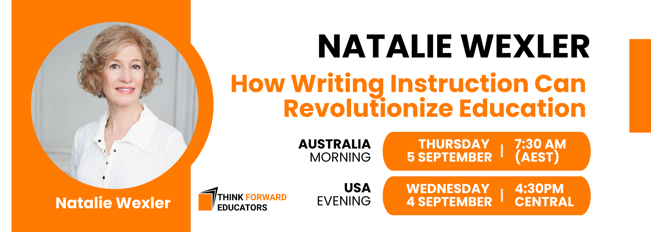 Writer’s Workshop - for authors, not children — Think Forward Educators