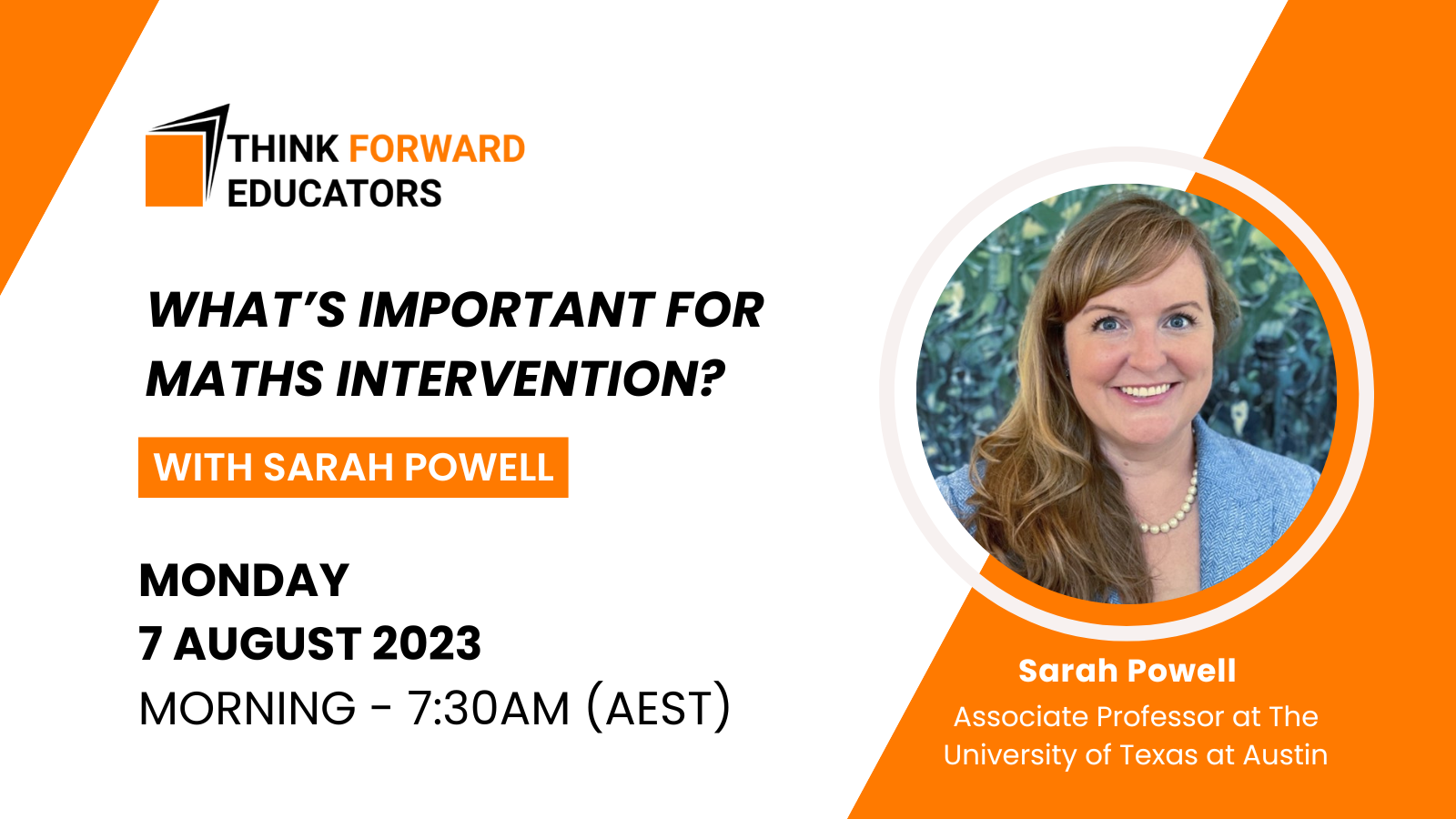 What’s important for maths intervention? — Think Forward Educators
