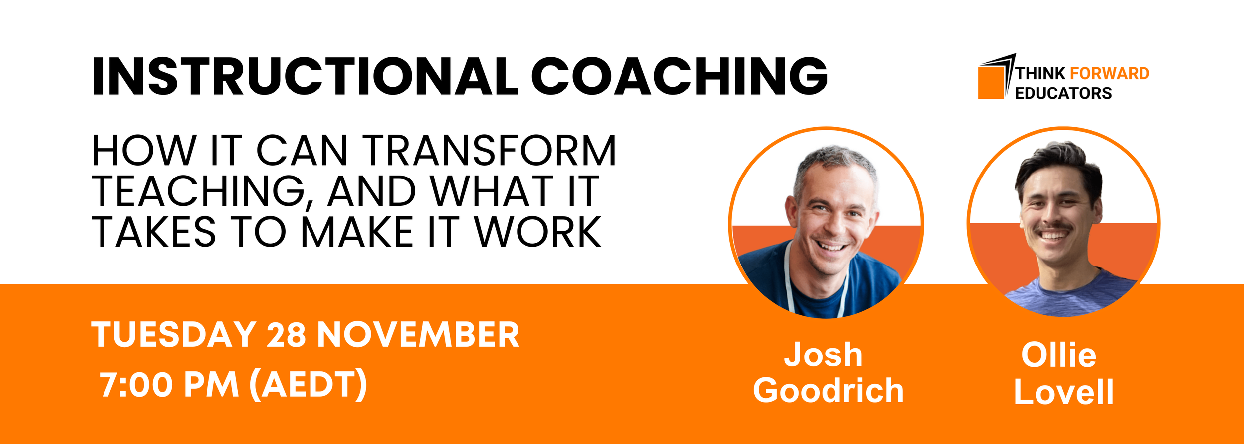 Instructional Coaching with Ollie Lovell and Josh Goodrich — Think Forward Educators