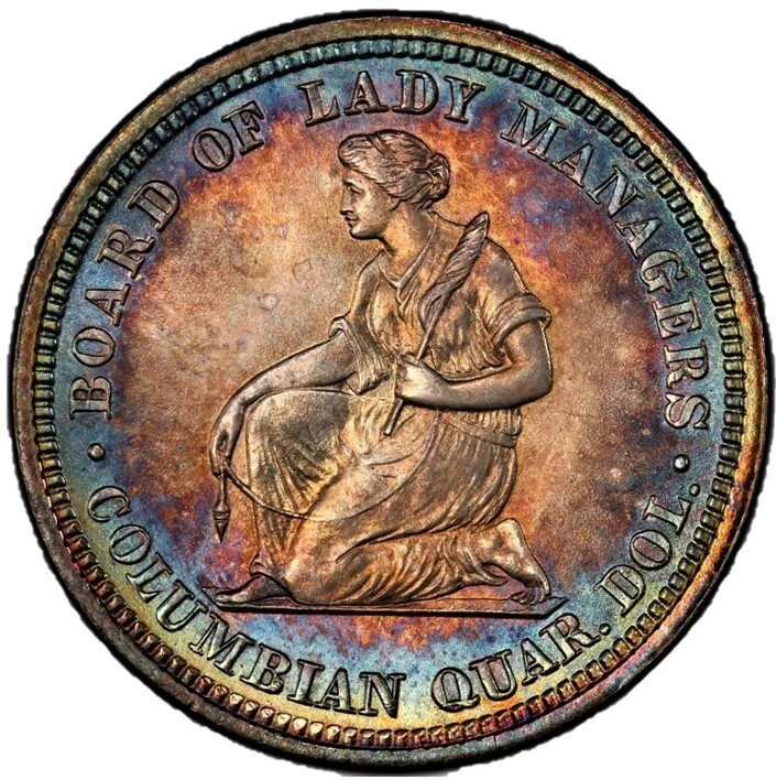 1893 Columbian Isabella Quarter Dollar — DNA Silver Coins