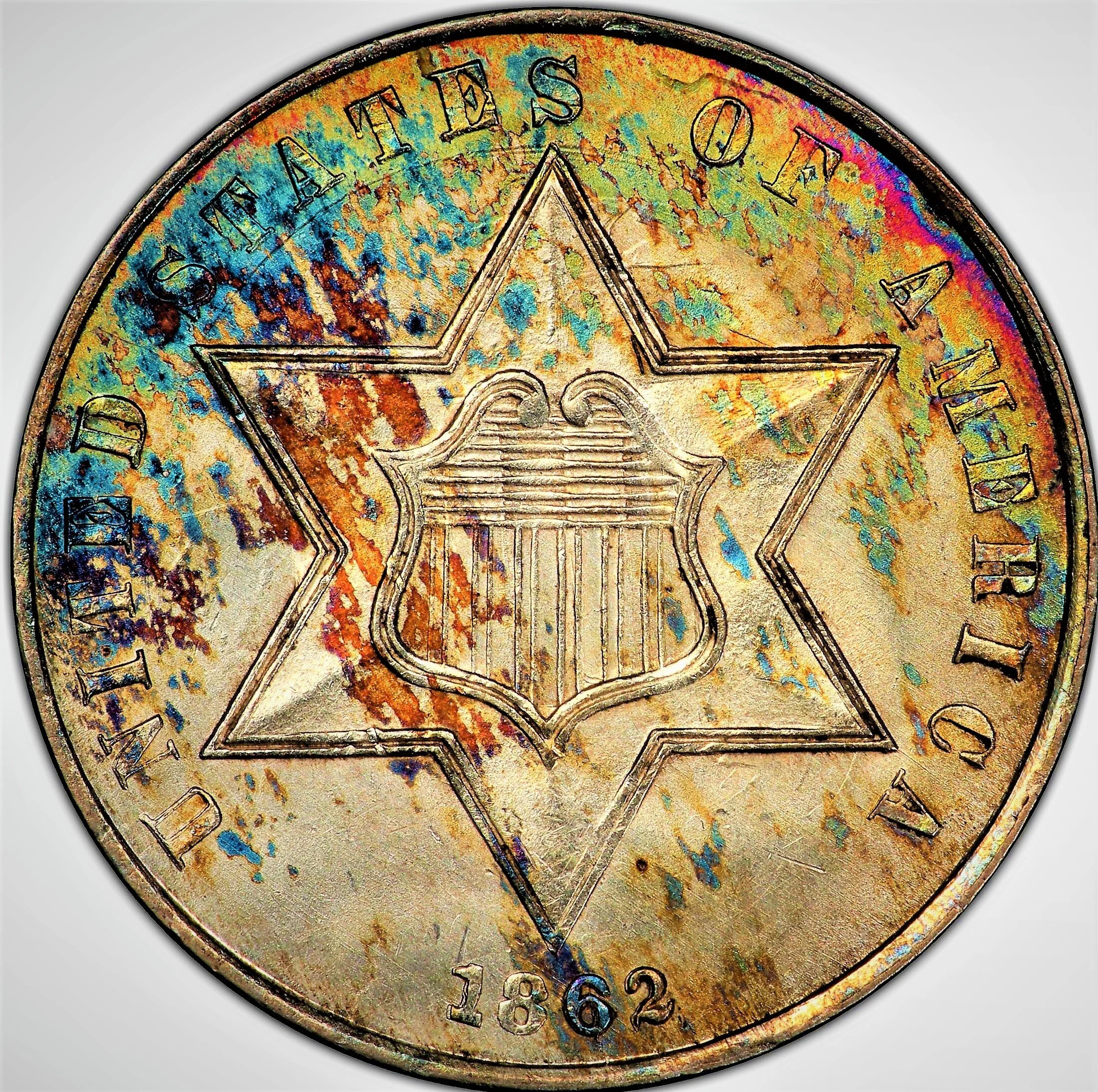 1862 3 Cent Silver — DNA Silver Coins