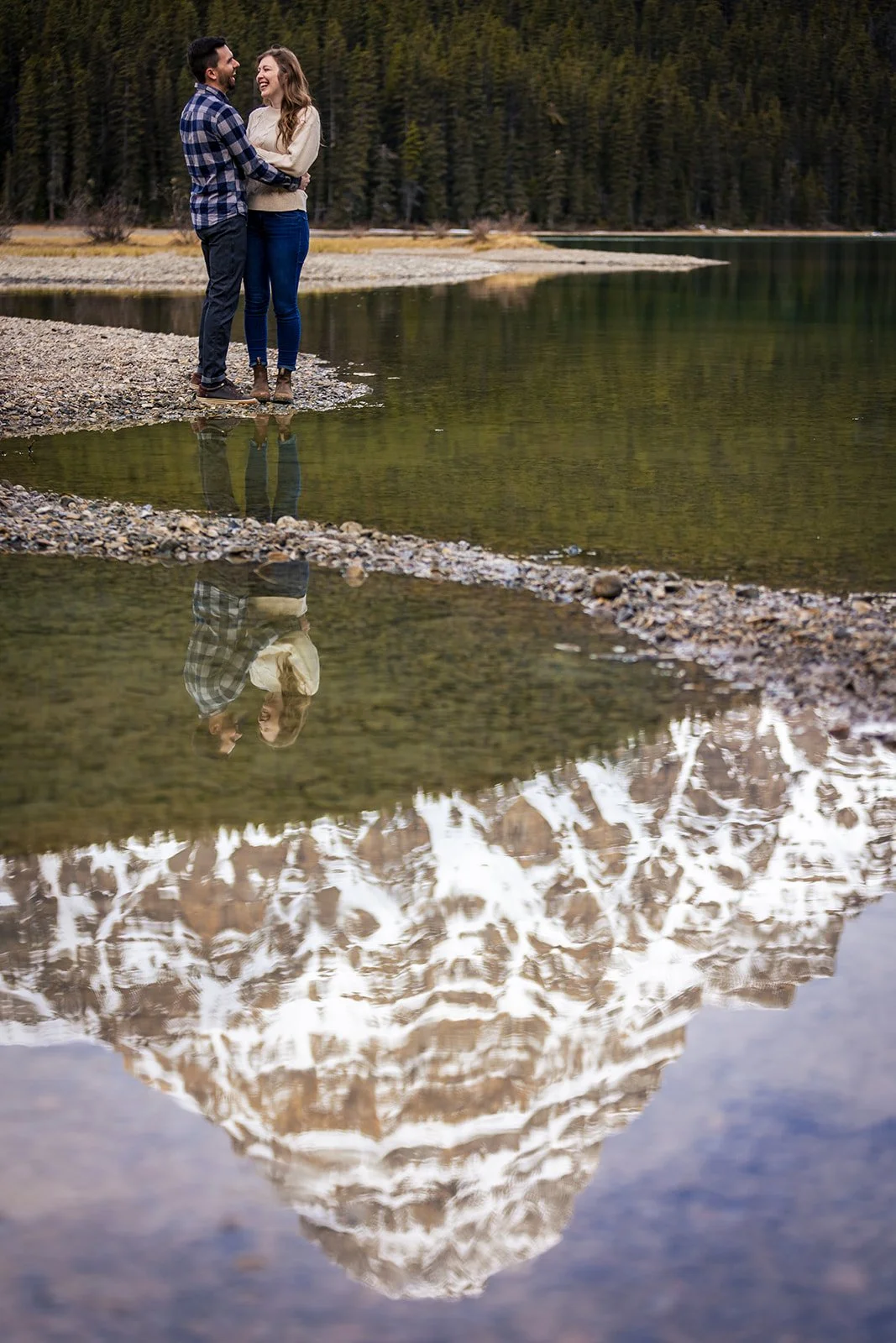 Waterfowl Lakes Engagement in Banff National Park — Wild Alpine Image Co.