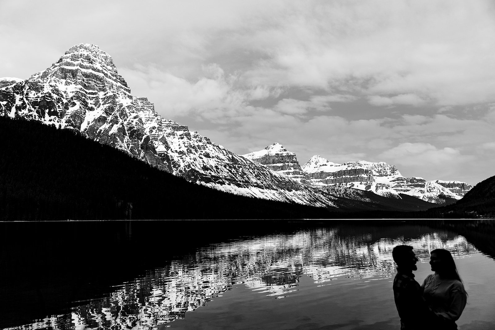 Waterfowl Lakes Engagement in Banff National Park — Wild Alpine Image Co.