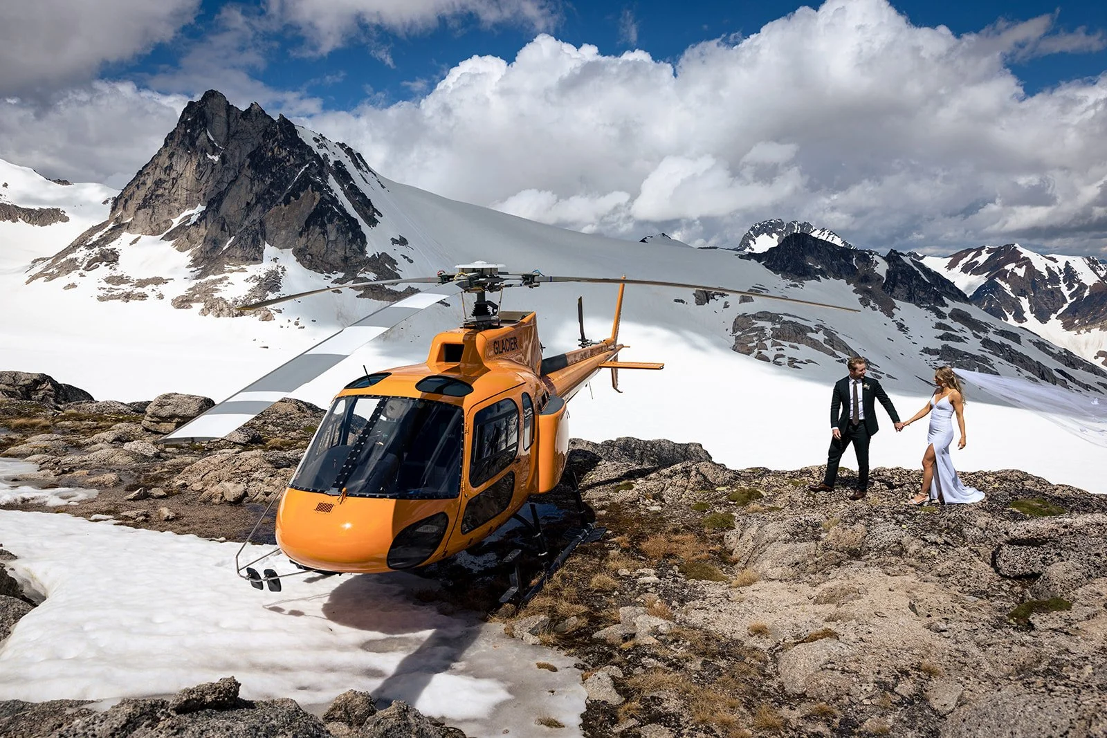 How to Plan Your Helicopter Wedding or Elopement in Banff and the ...