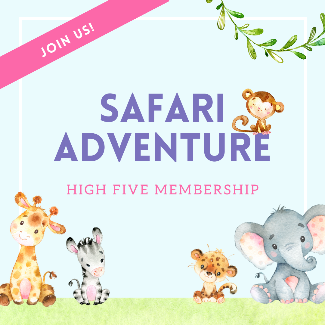 Animal High Five Clipart