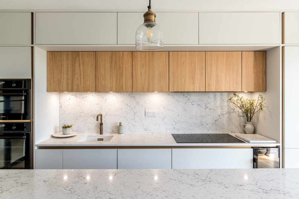 Contemporary White Kitchen Designs in Sutton | The Kitchen Store
