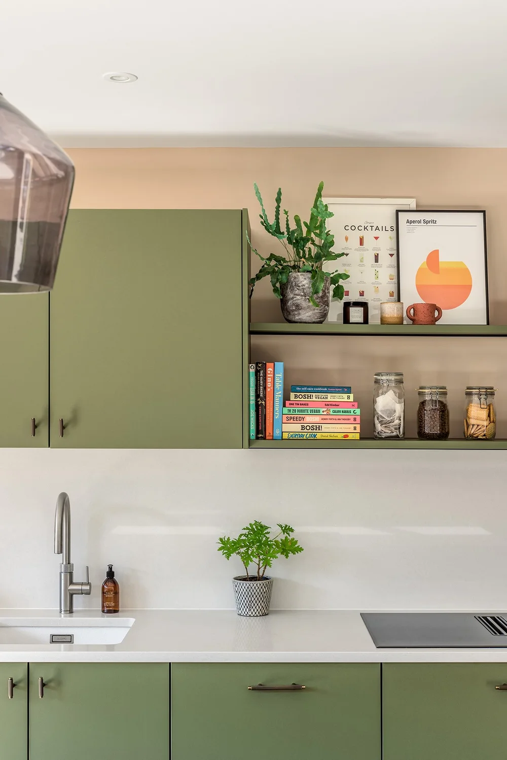 Stylish Nolte Olive Kitchen Design in Hove | The Kitchen Store