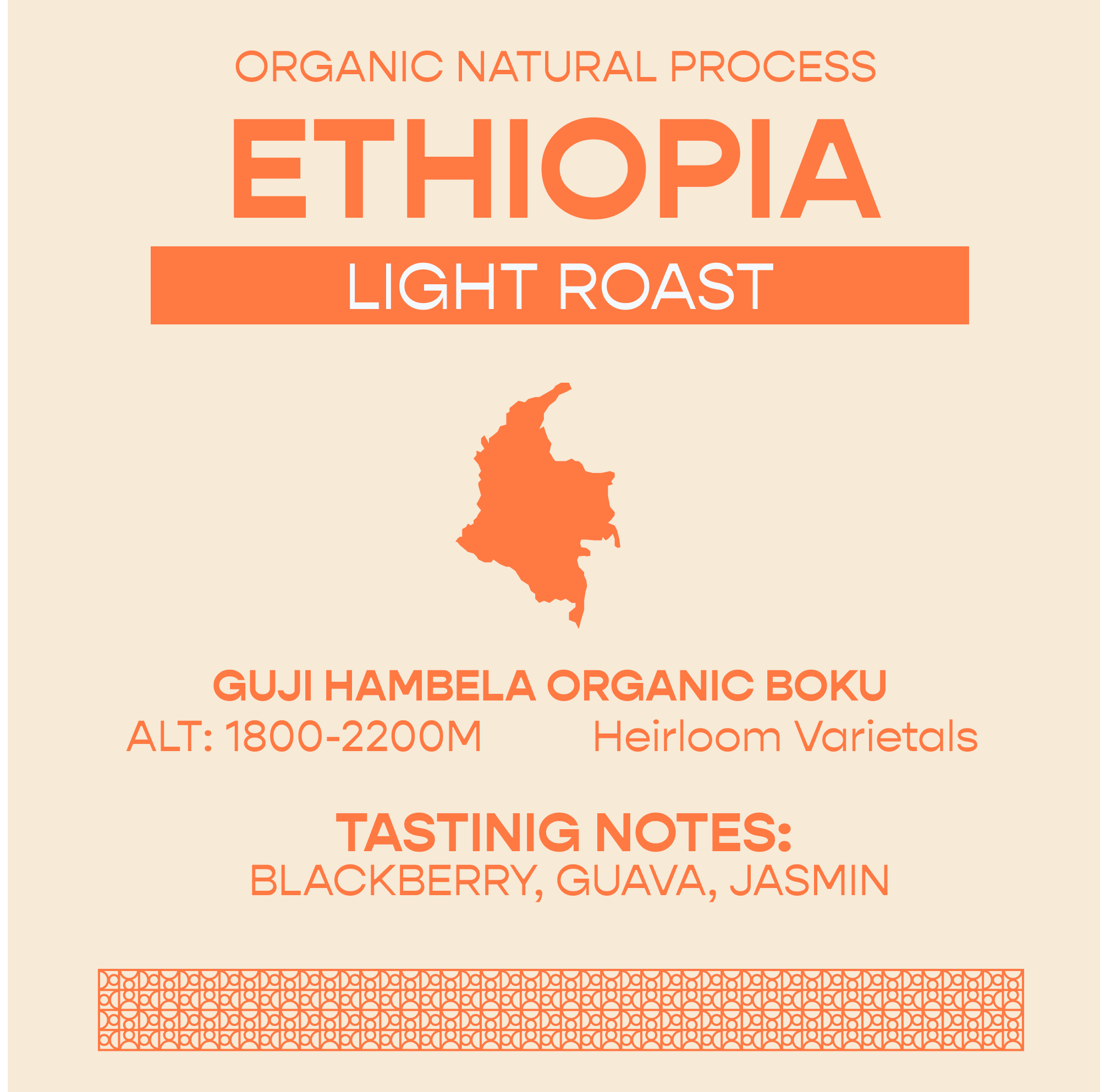 Ethiopia Natural: Guji Natural Organic — Blue House Coffee