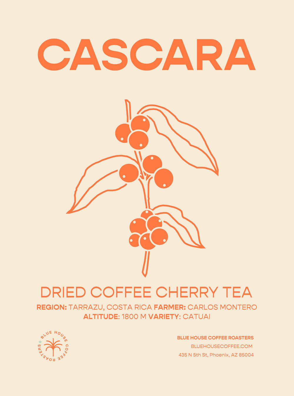 Wholesale Cascara (Bulk Coffee Cherry Tea) — Blue House Coffee