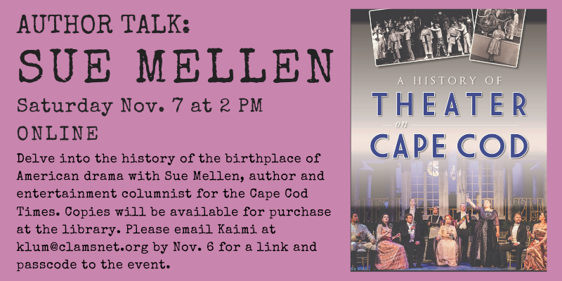 Author Talk: Sue Mellen — Snow Library