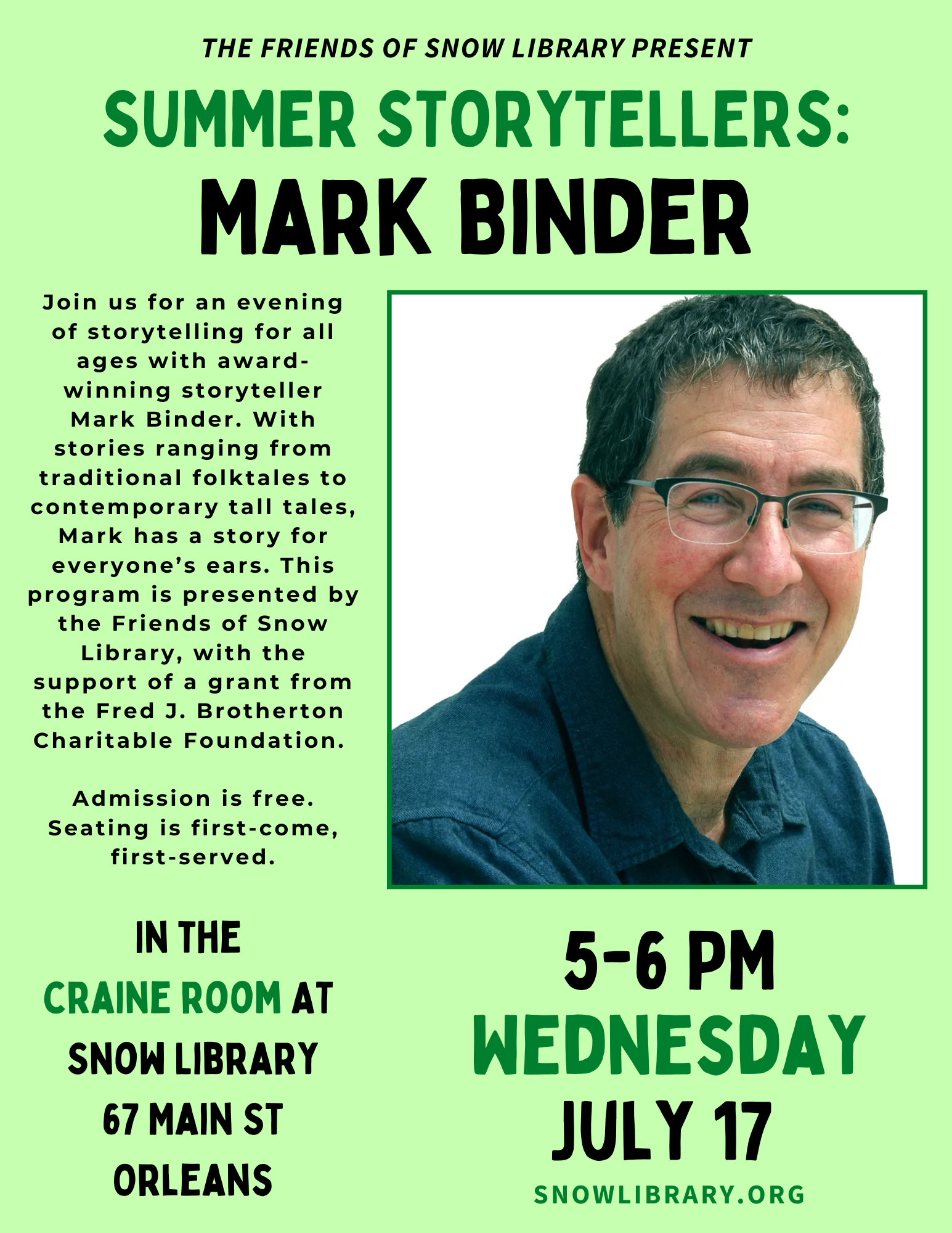 Library Events — Snow Library