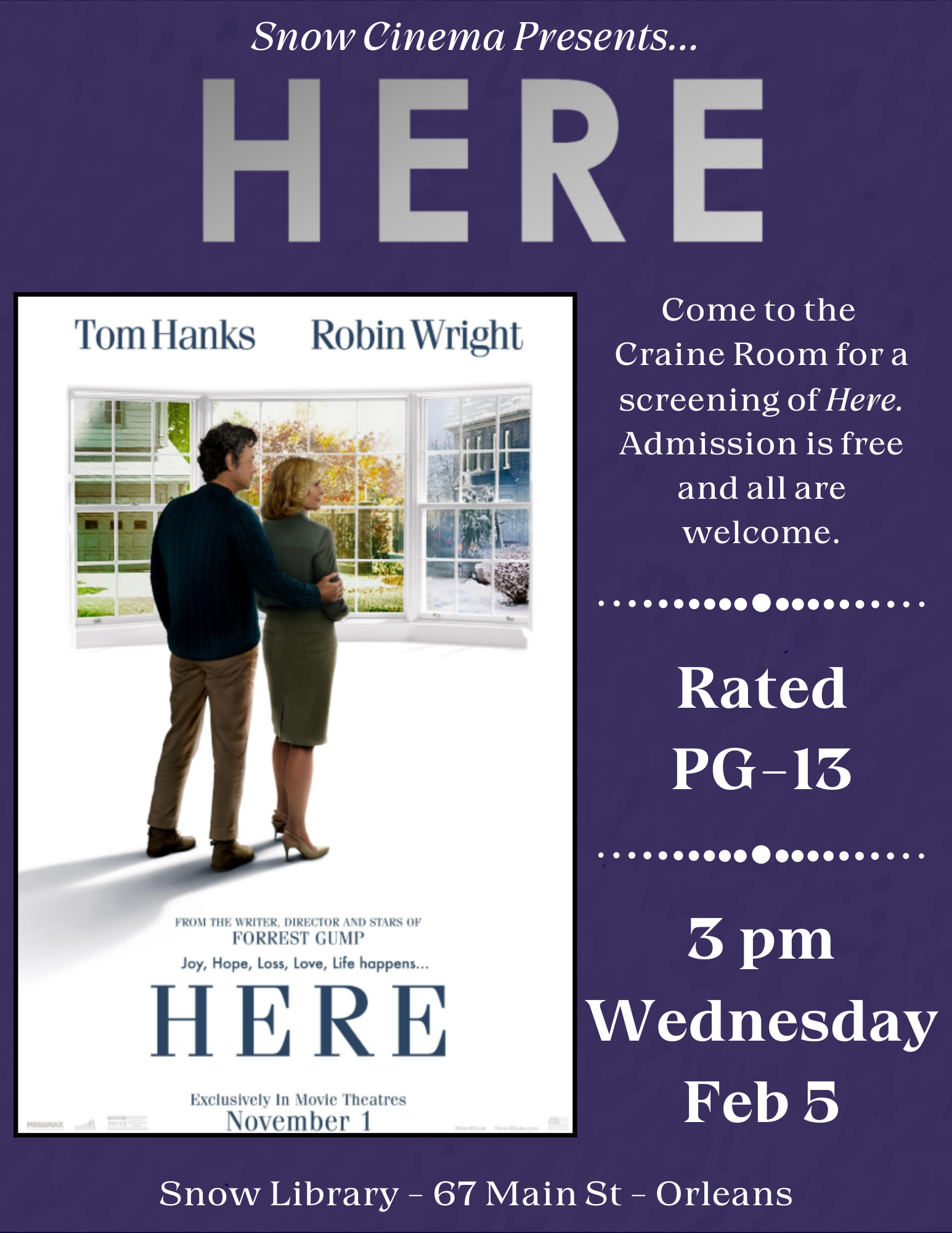 Library Events — Snow Library