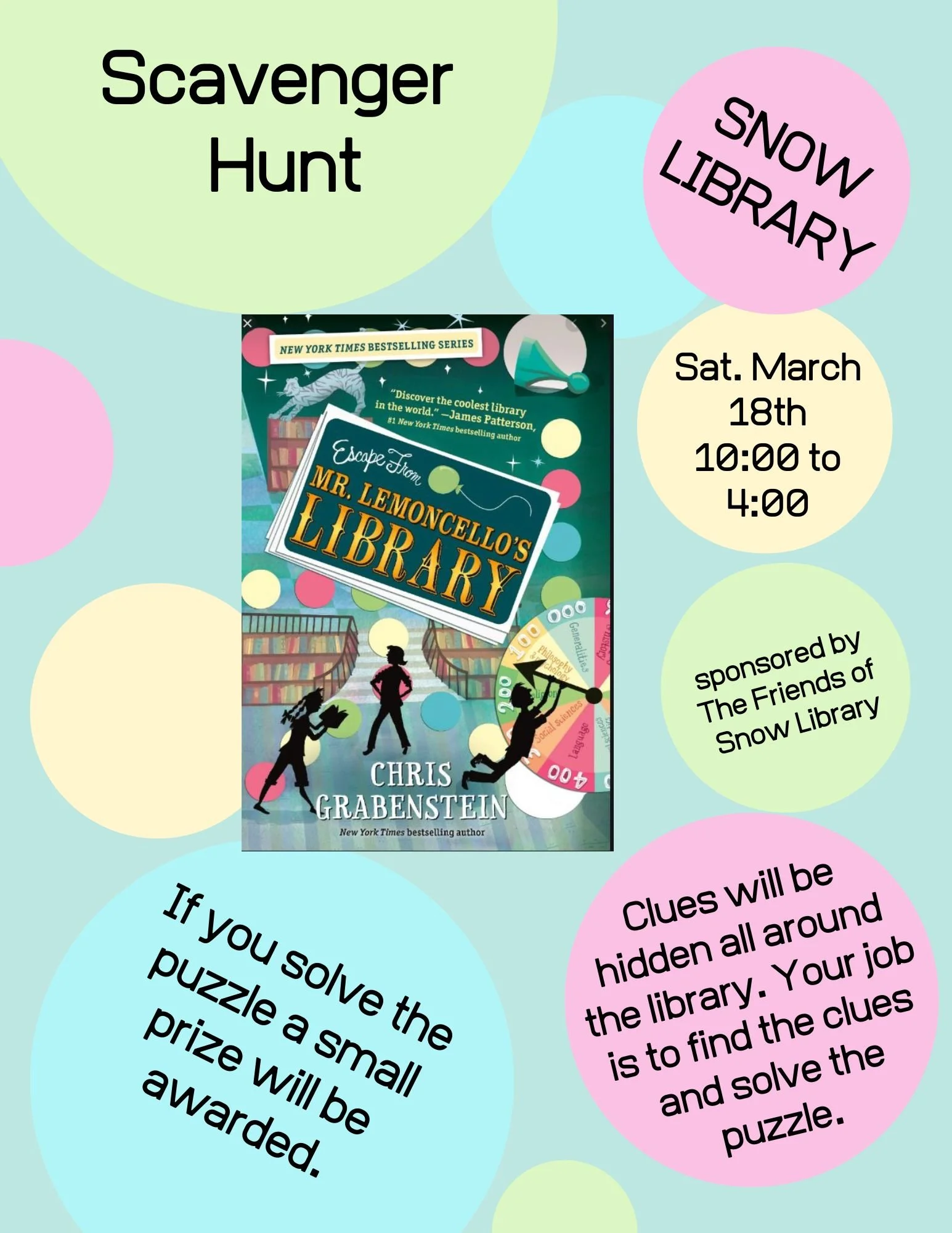 Scavenger Hunt — Snow Library