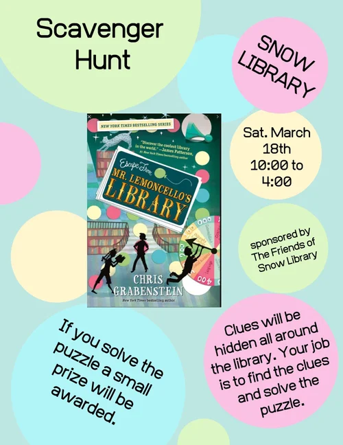 Scavenger Hunt — Snow Library