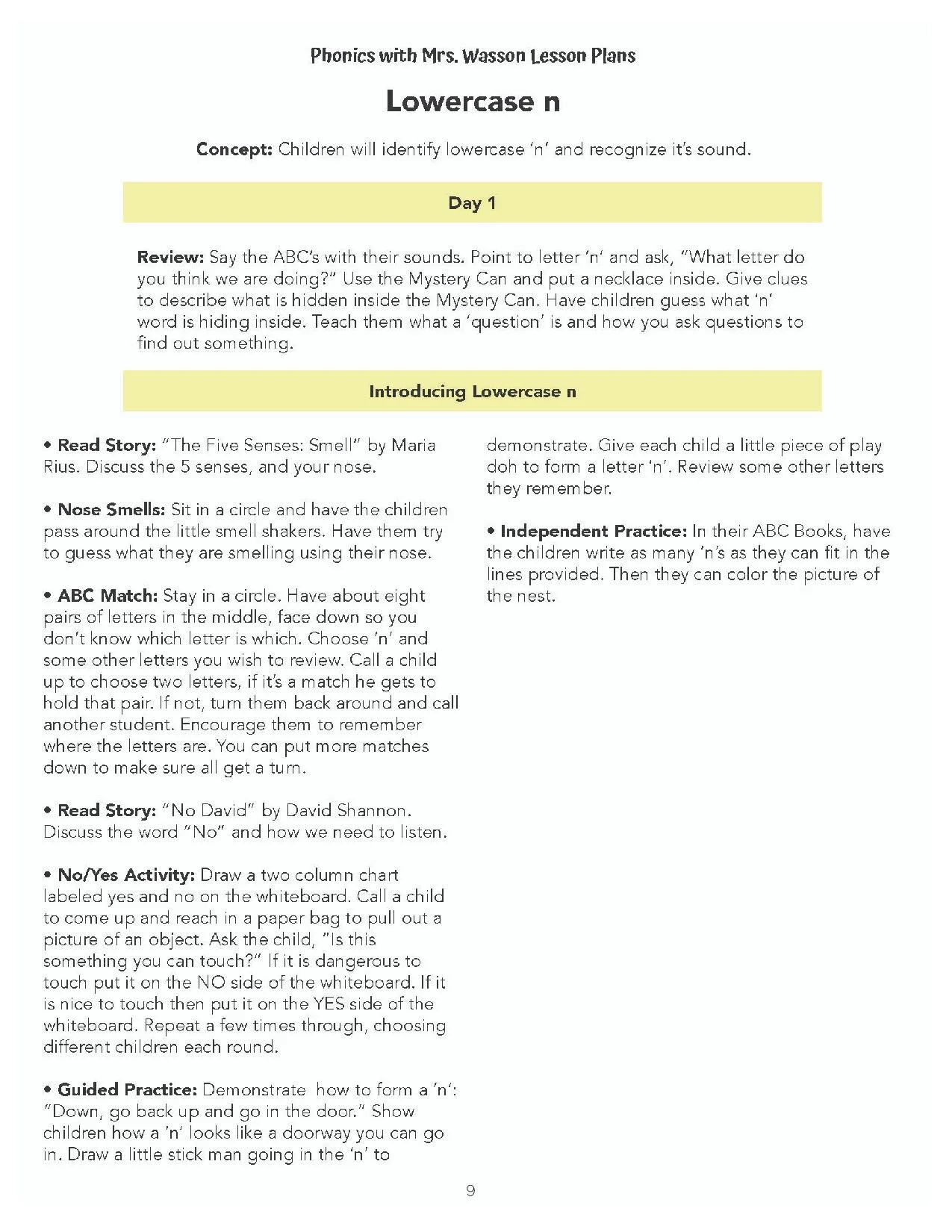 SERIES ONE FREEBIE — Bright Beginning Preschool