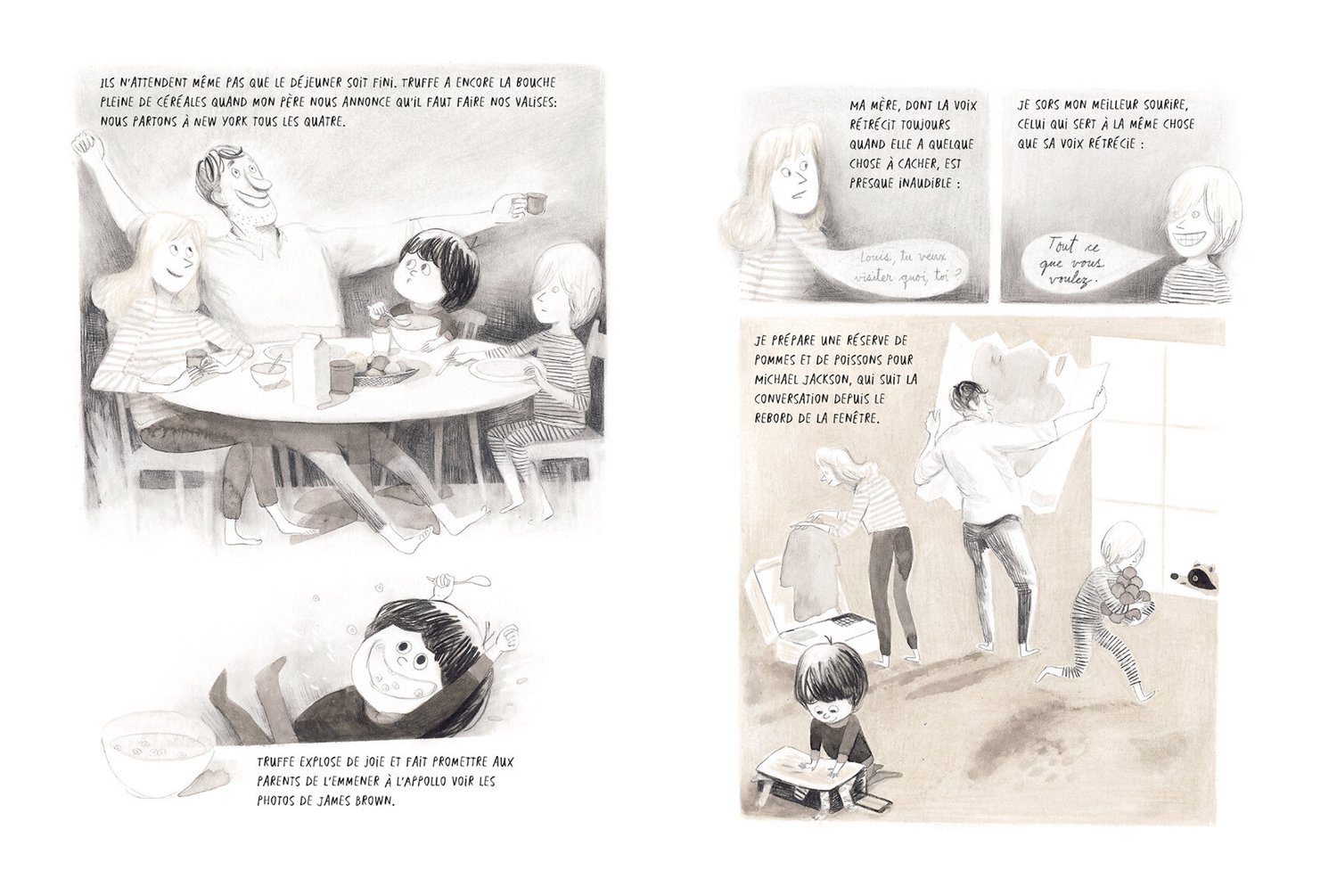 Louis parmi les Spectres — Isabelle Arsenault - Illustration