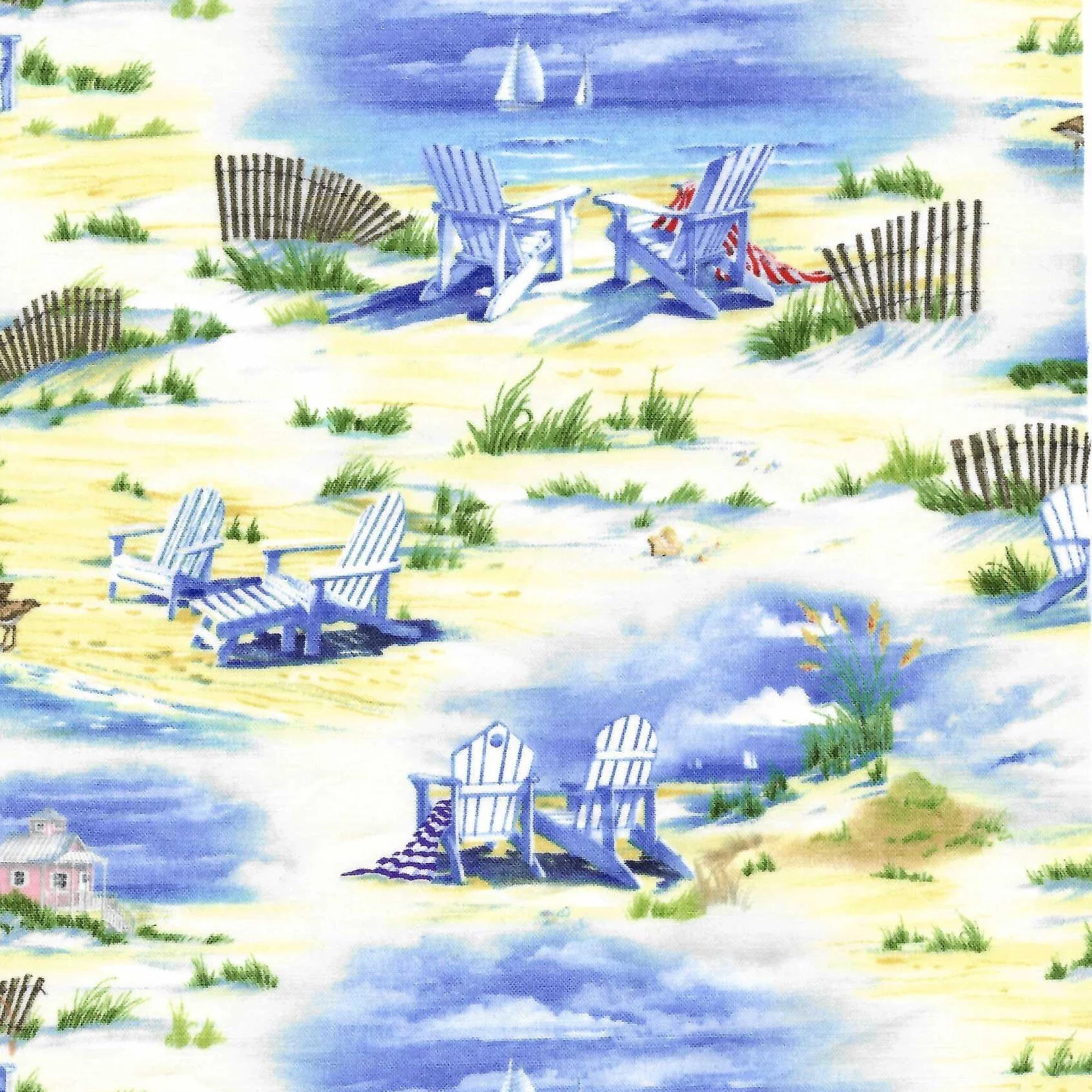 Beach Day Assorted Packed Beach Shells by Timeless Treasures — Quilt ...