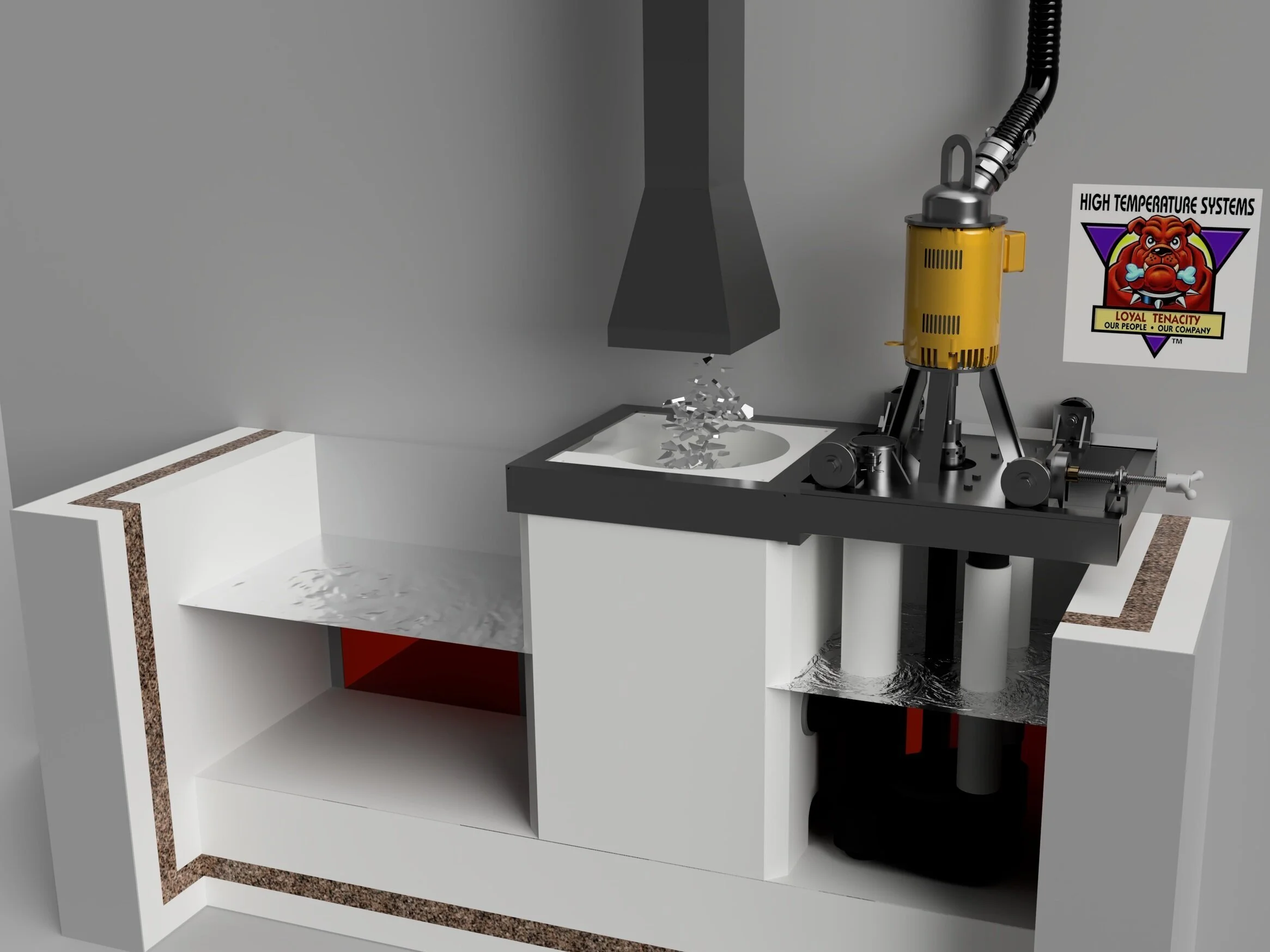 Chip Recycling in Aluminum Reverb Furnace from Hitemp — High ...
