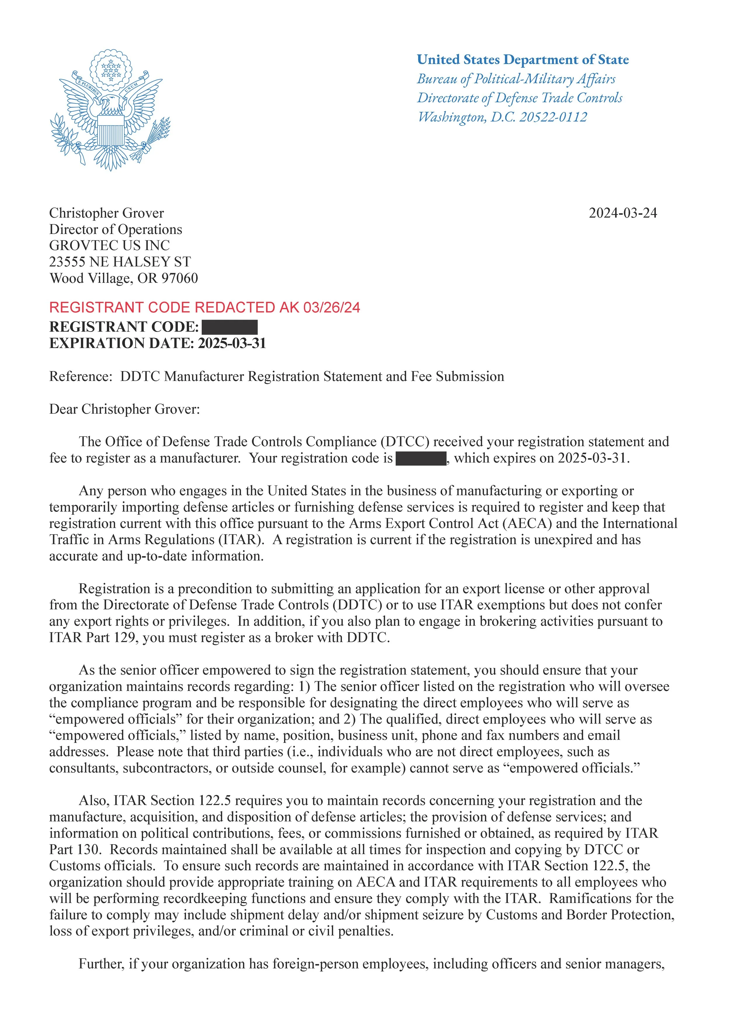 Manufacturing Certifications - Machine Shop Qualifications | GrovTec ...