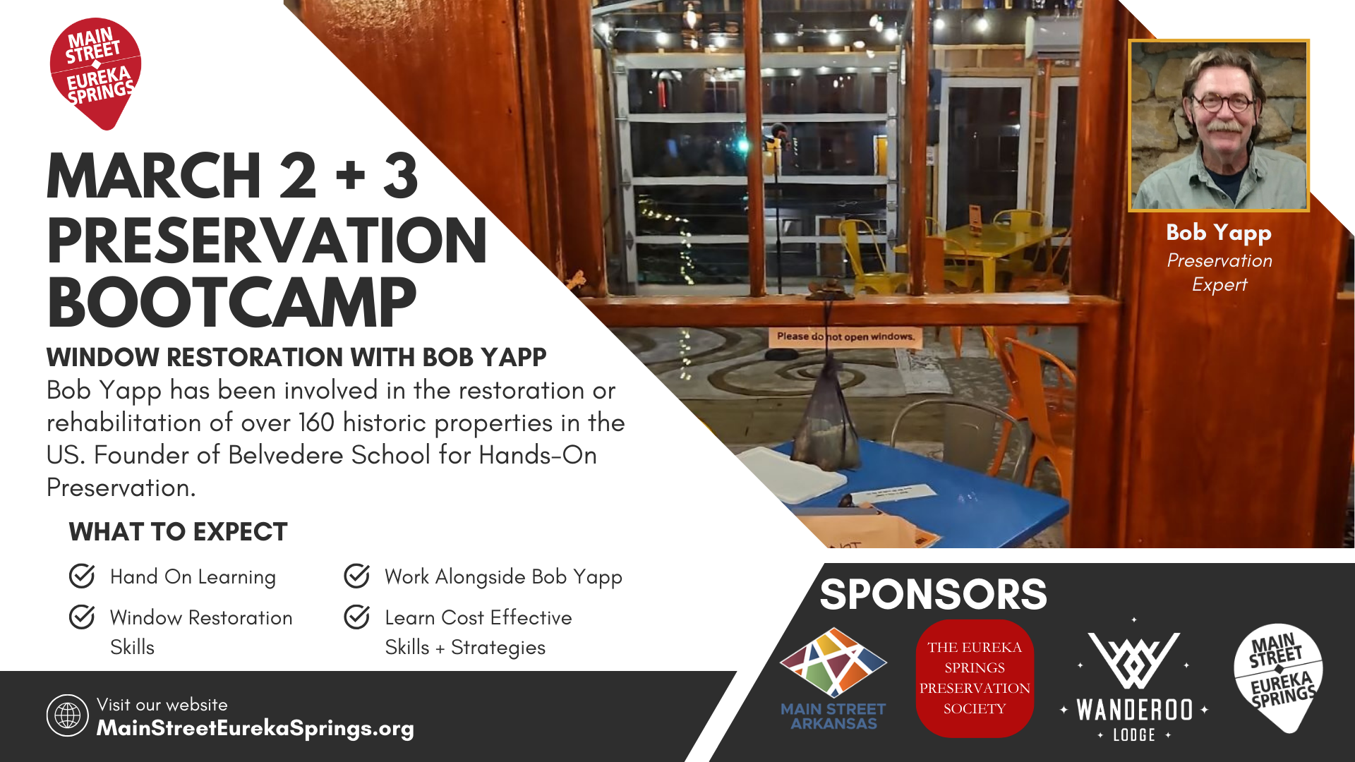 Preservation Bootcamp — Main Street Eureka Springs