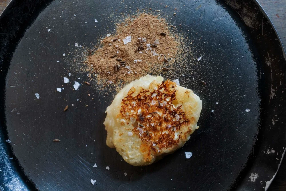 StarChefs - Sauerkraut Pancakes | Chef Stuart Brioza of State Bird ...