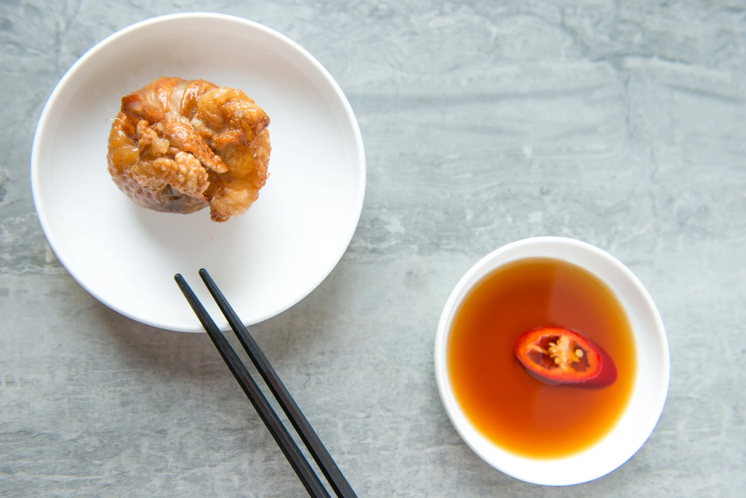 StarChefs - Recipe: Chicken Skin Dumplings | Chef Matthew Crowley of ...