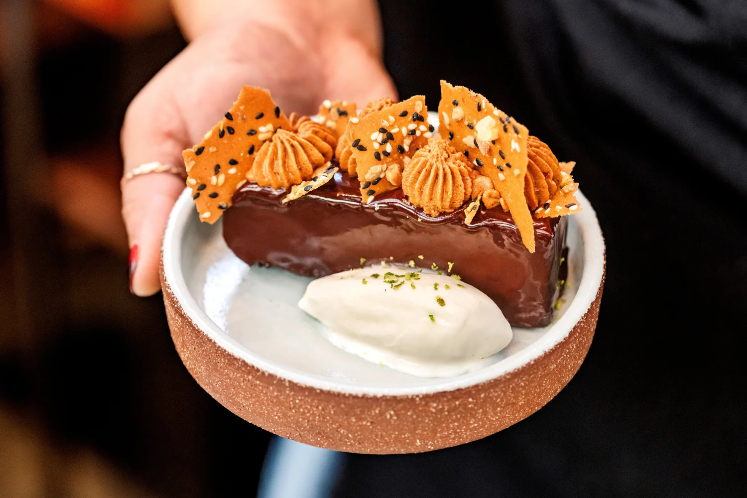 StarChefs - Chocolate Mole Tart | Pastry Chef Casandra Perez-Martinez ...
