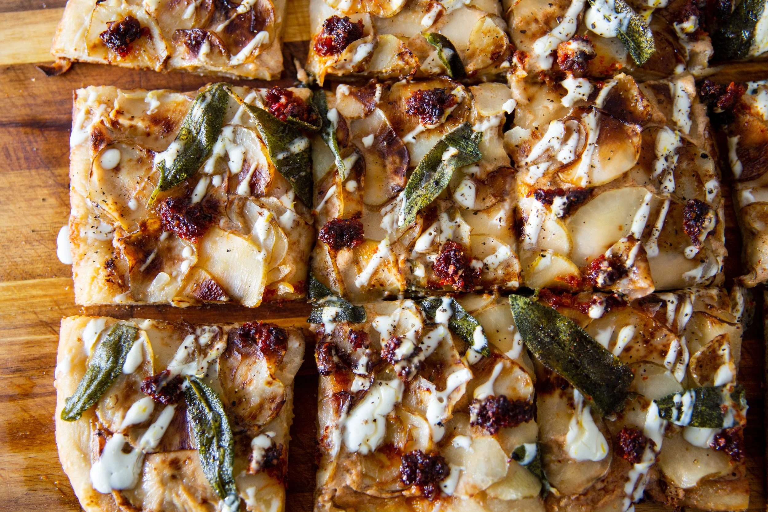 StarChefs - Recipe: ‘Nduja & Roasted Sunchoke Flatbread | Chef ...