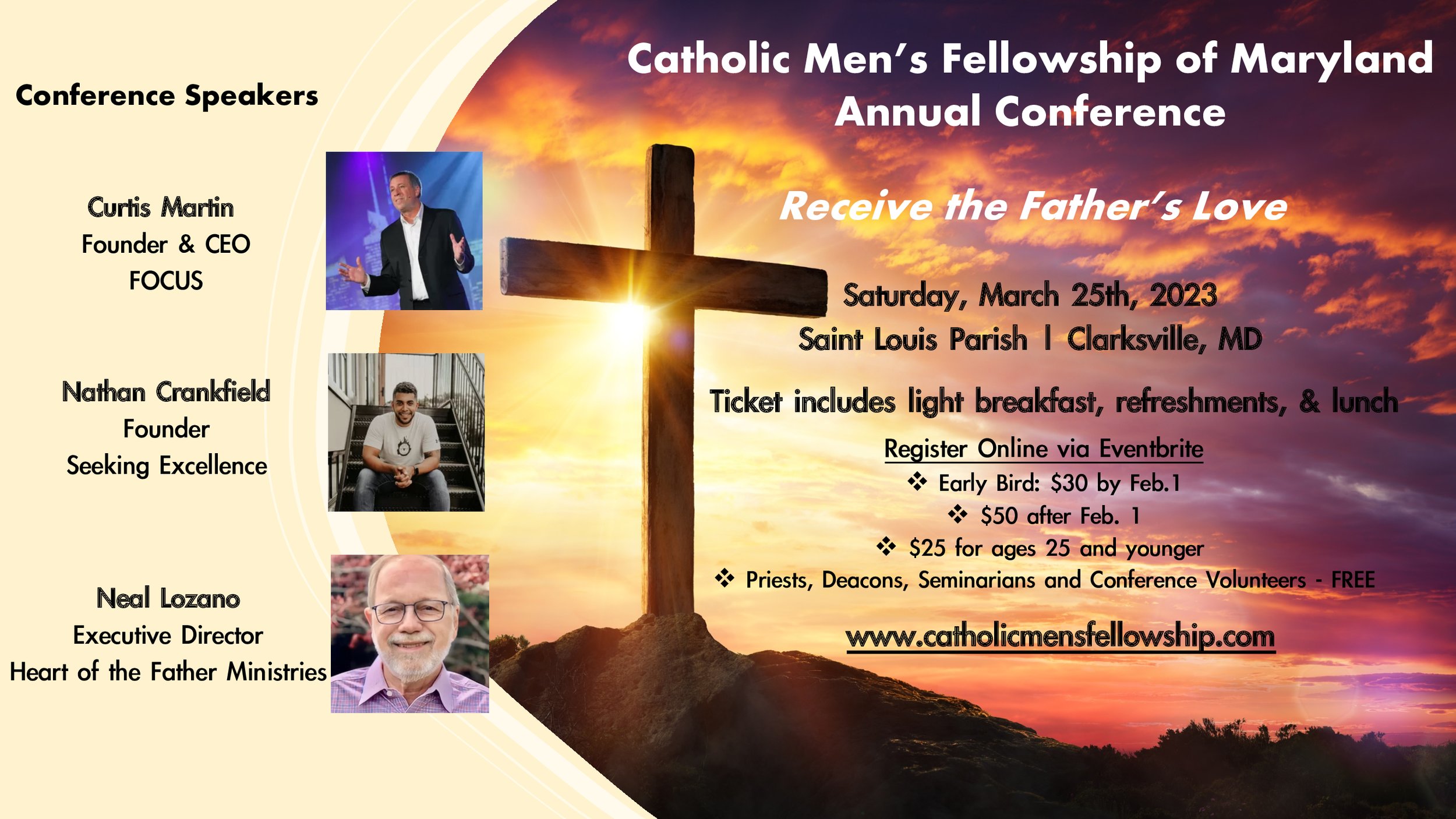 Catholic Men’s Fellowship Conference — St. John the Evangelist
