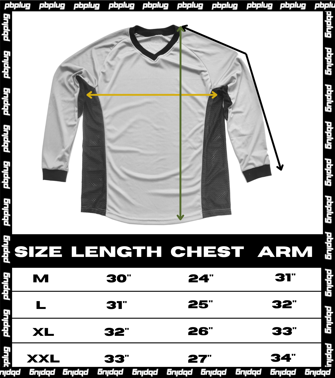 PBPlug Paintball Jersey - Black — The PBPlug