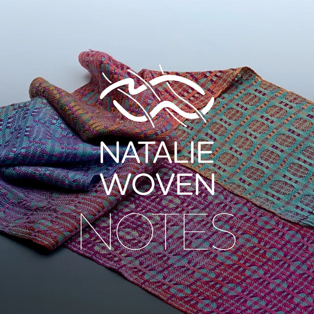 My Sett Chart with Deflected Doubleweave — Natalie Woven