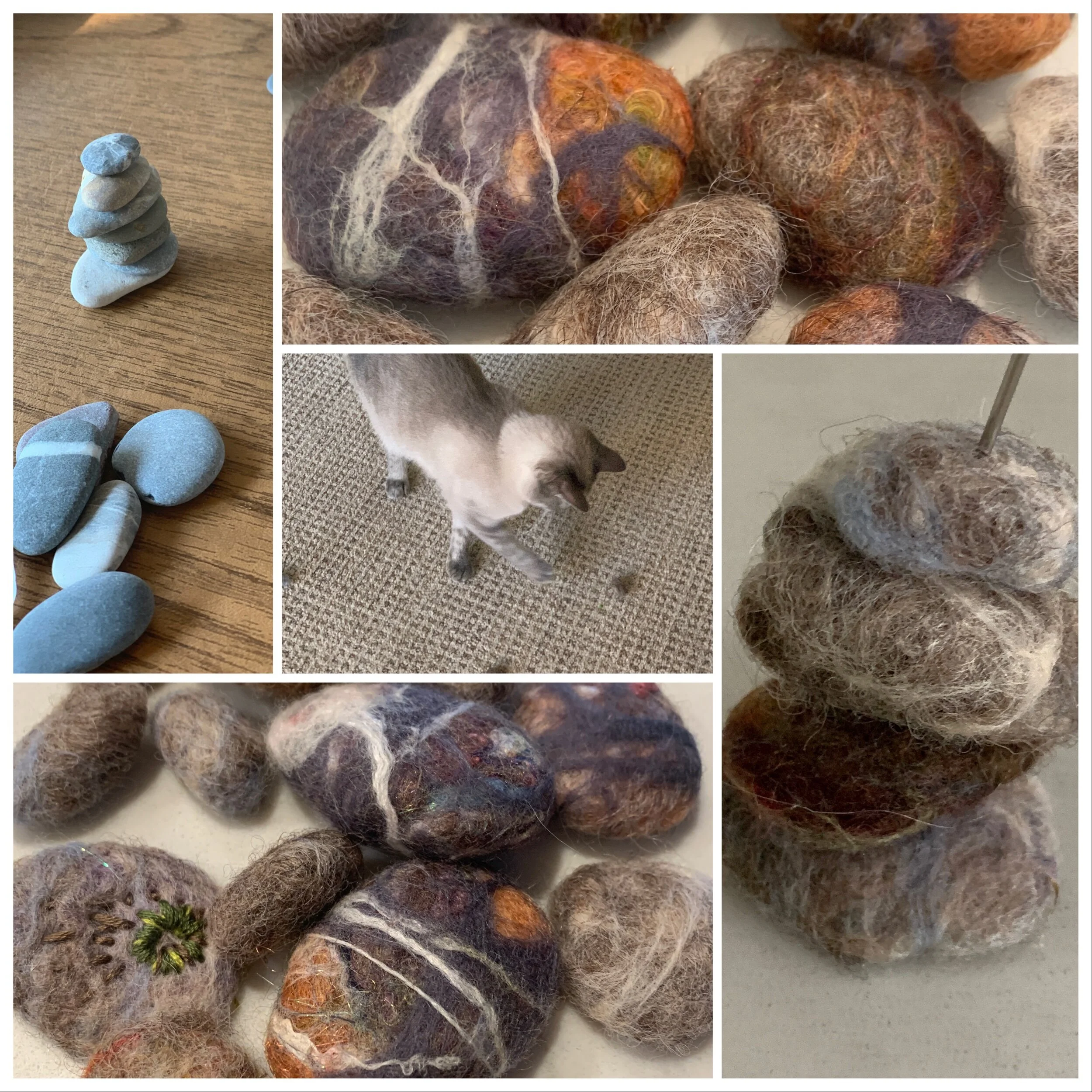 I love rocks! Felted and otherwise — Natalie Woven
